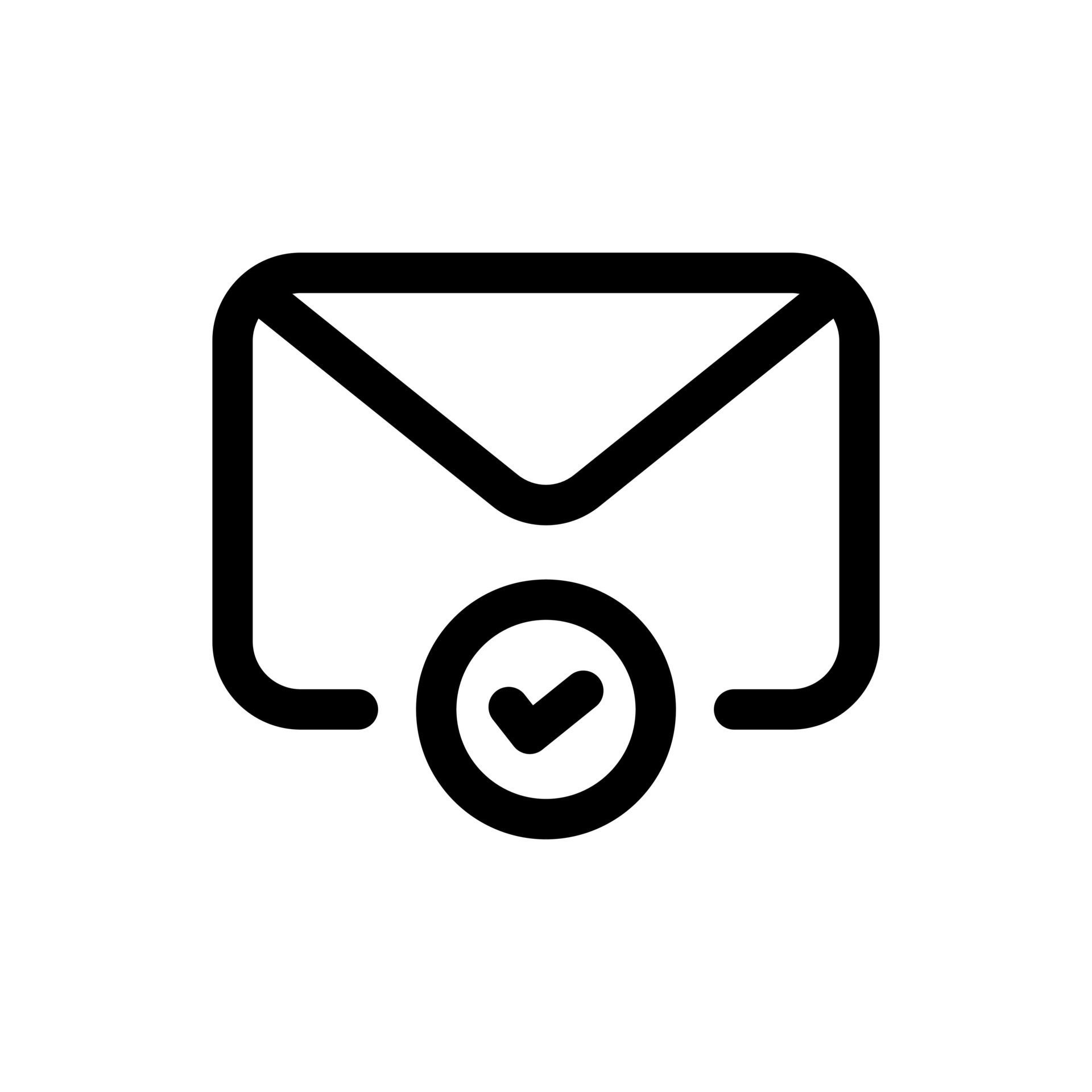 Simple Received Message icon. The icon can be used for websites, print ...