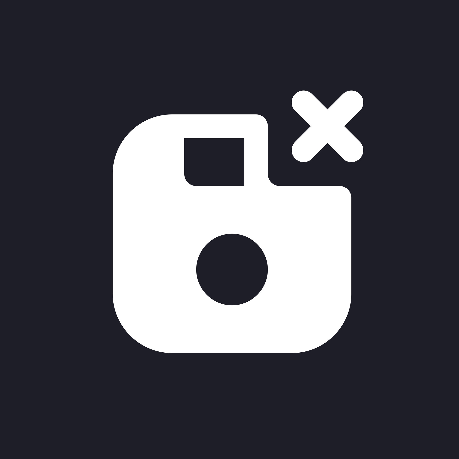 Cancel Saving White Pixel Perfect Solid Ui Icon Information Record Mistake Project Data