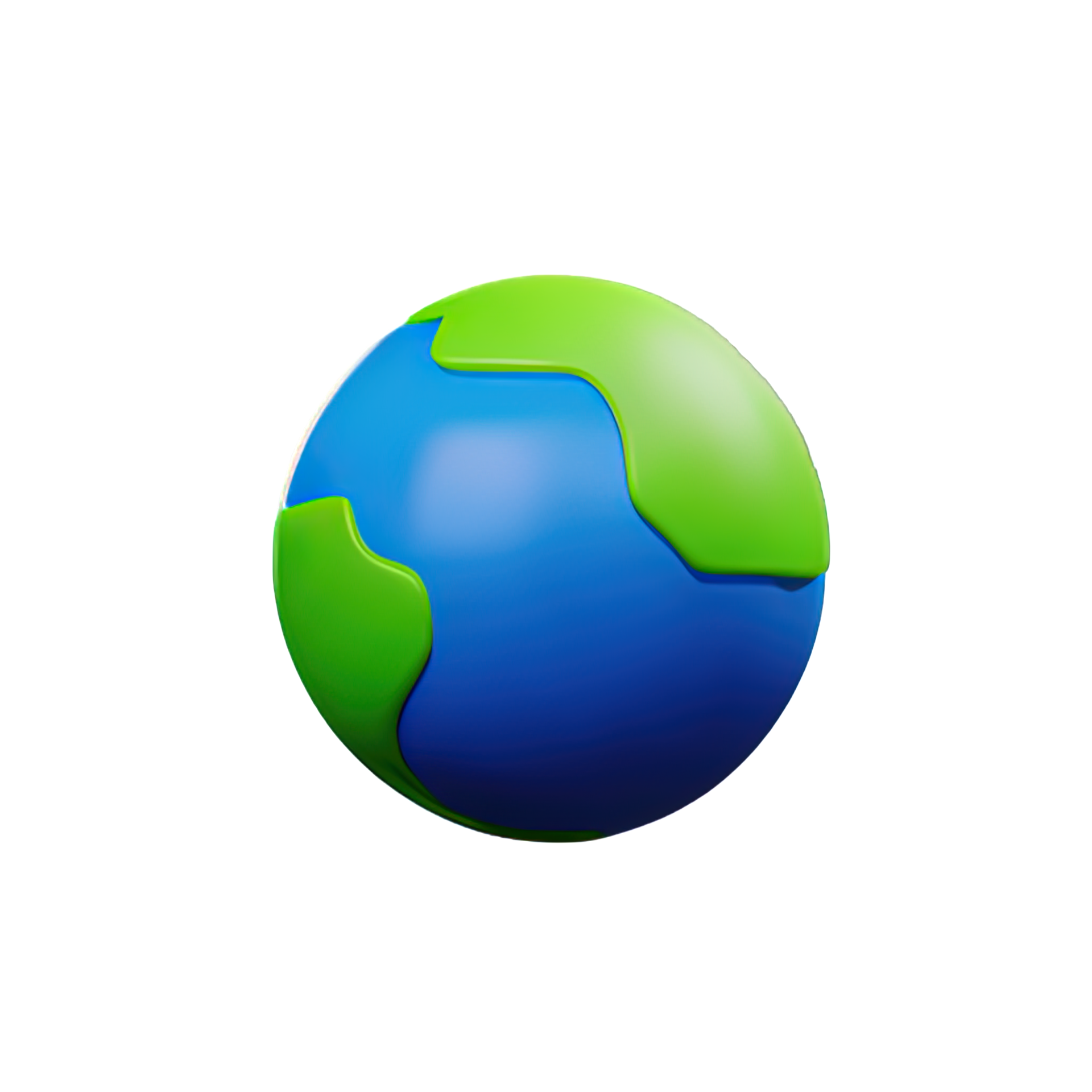 3d Cartoon Planet Earth Icon 24762575 Png