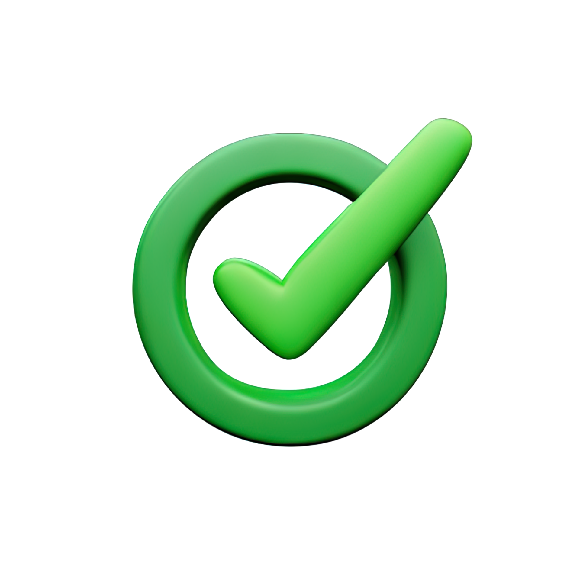 3d icon check mark 24763424 PNG