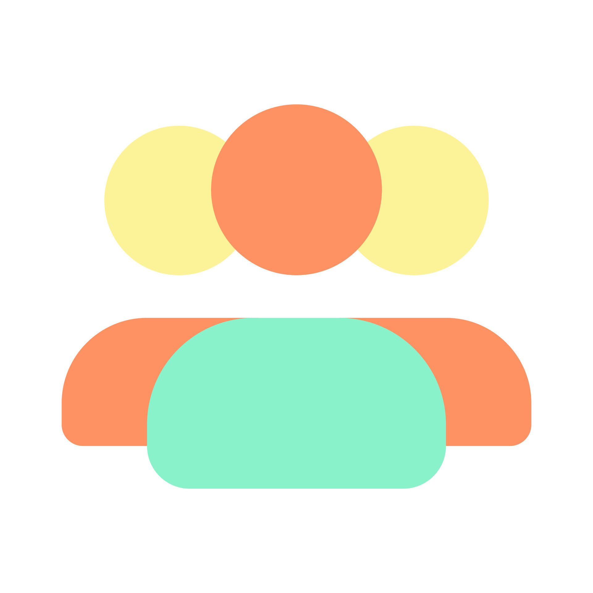 Online community flat color ui icon. Social media group invitation. Teamwork digital tools ...
