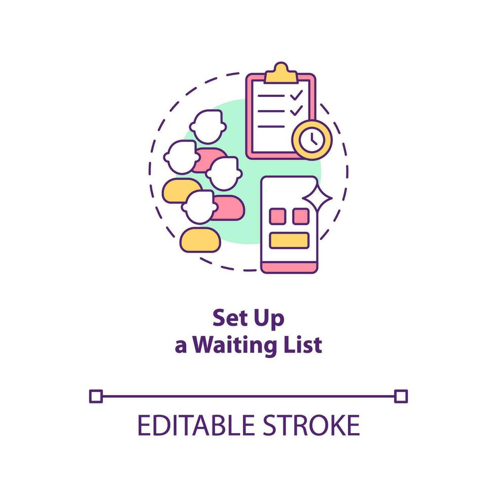 Waitlist Vector Art, Icons, and Graphics for Free Download