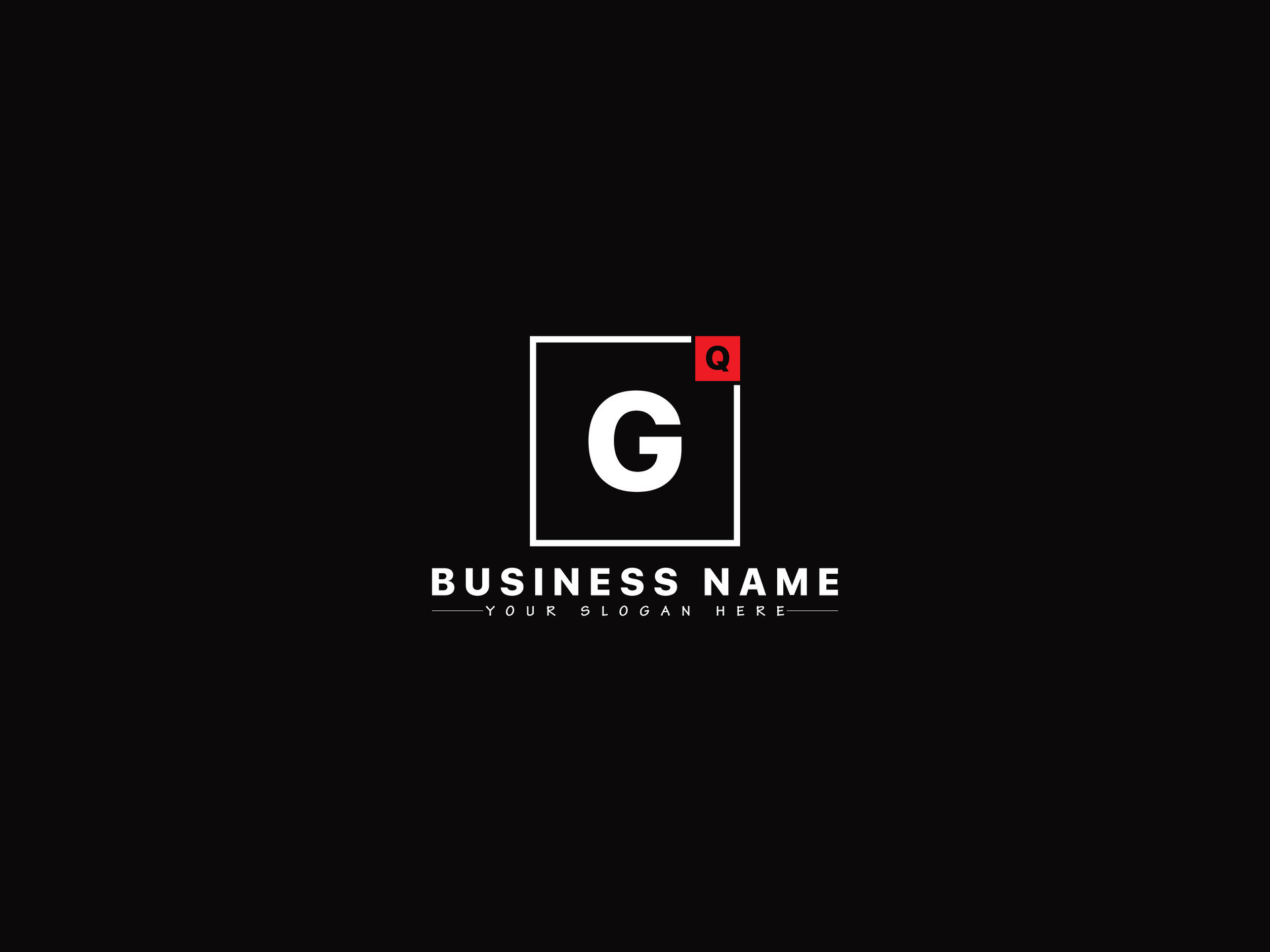 Monogram Qg Logo Letter, Creative Square Shape QG Business Logo Design ... Monogram Qg Logo Letter, Creative Square Shape QG Business Logo Design ...