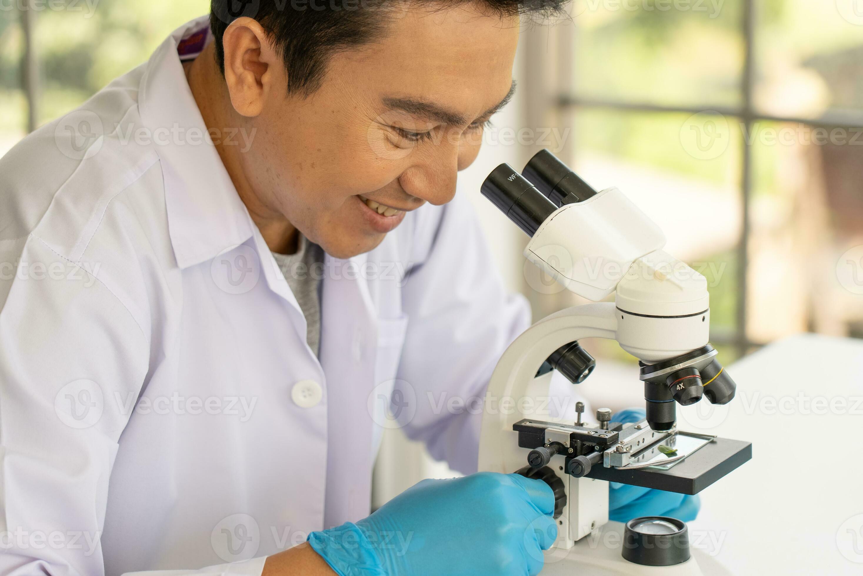 Scientist Doing Experiment In Agriculture Lab To Develope Genetic