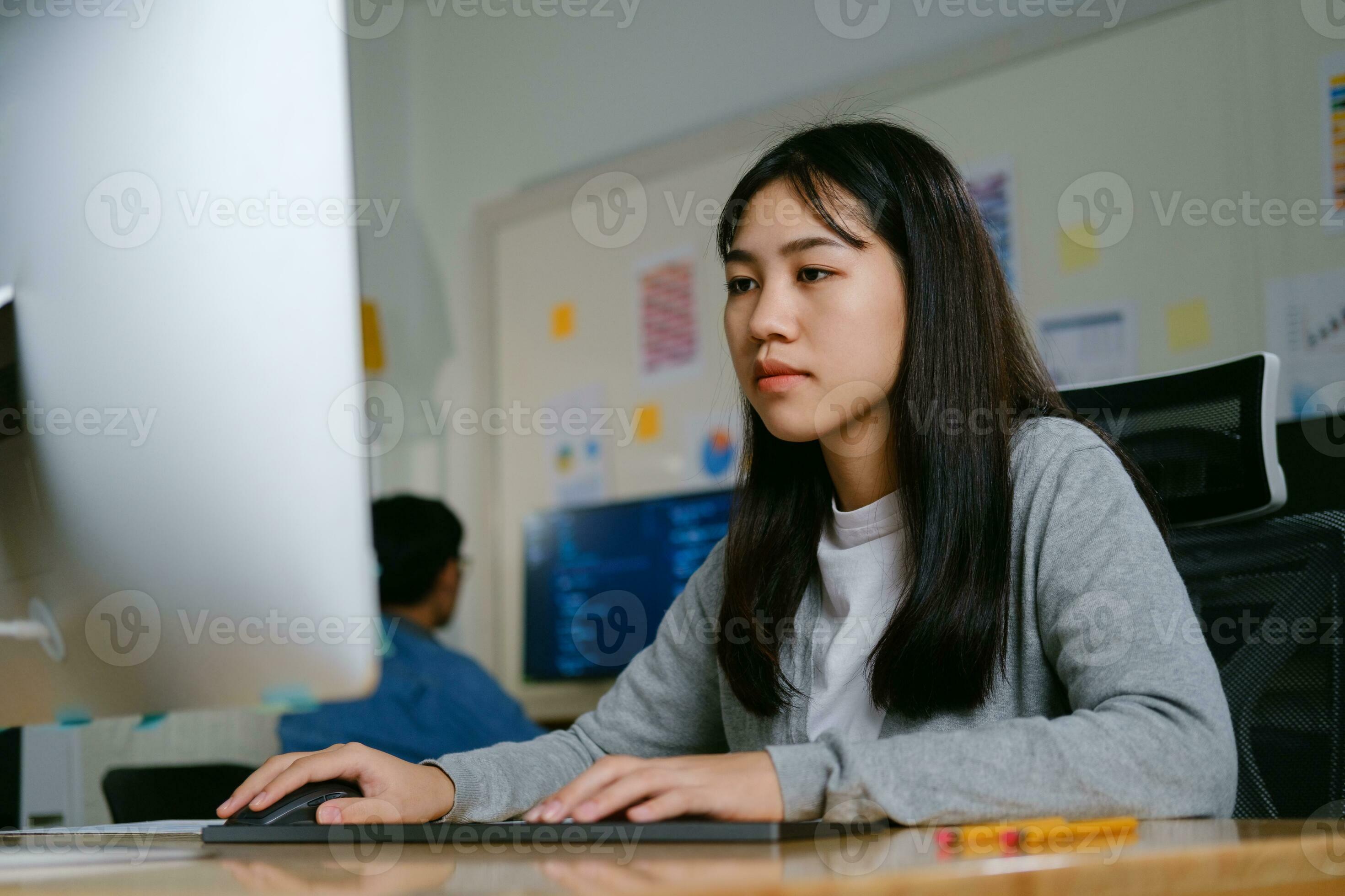 Programmers and developer teams are coding and developing software 24772037 Stock Photo at Vecteezy
