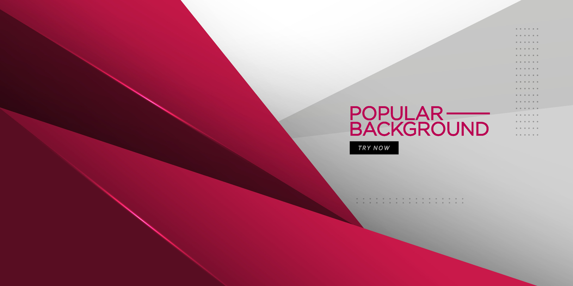 Futuristic abstract red and gray. Triangle on bright white color geometric design. Modern ...