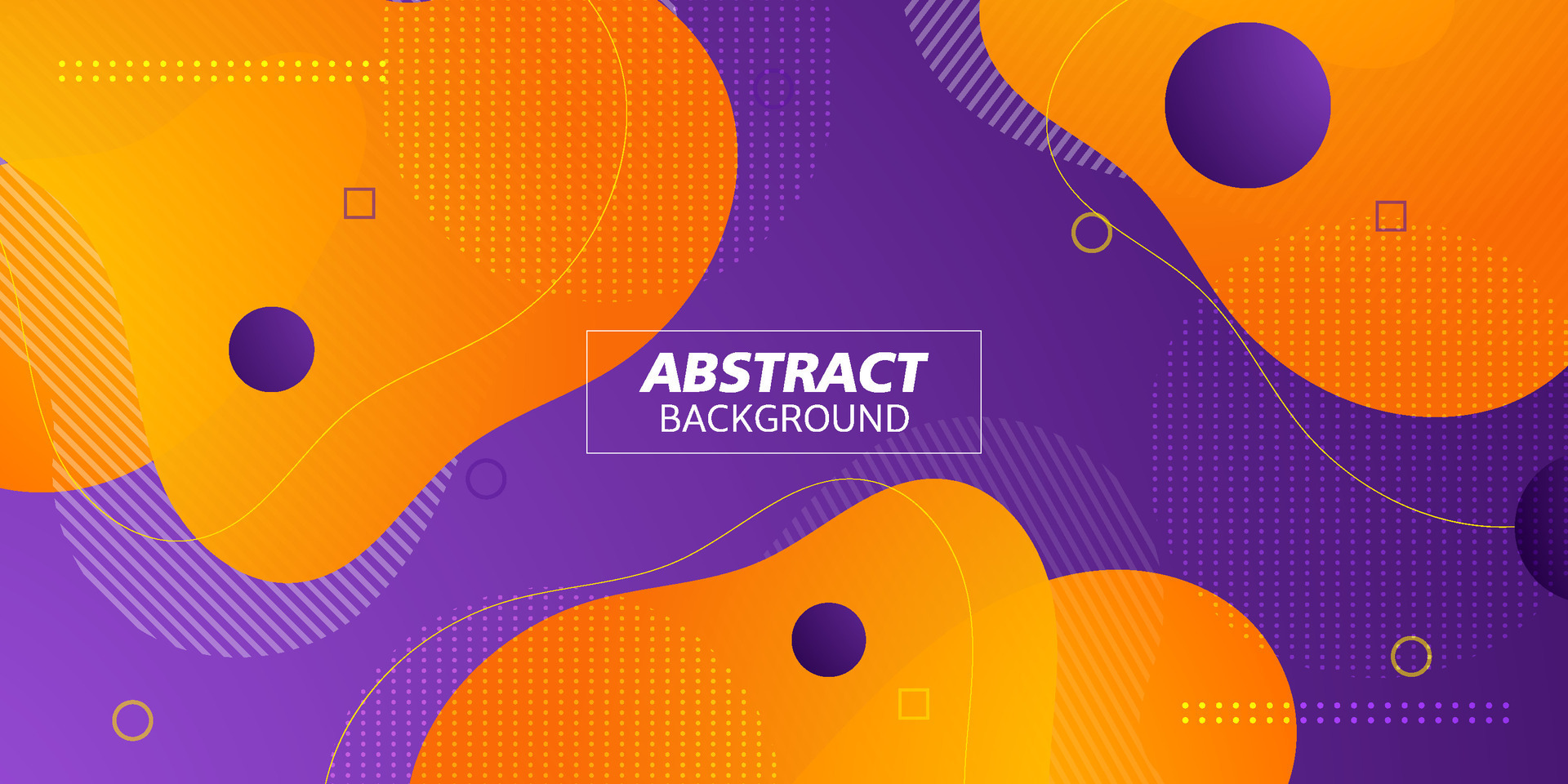 Fluid Dynamic Orange And Purple Textured Abstract Background Design In