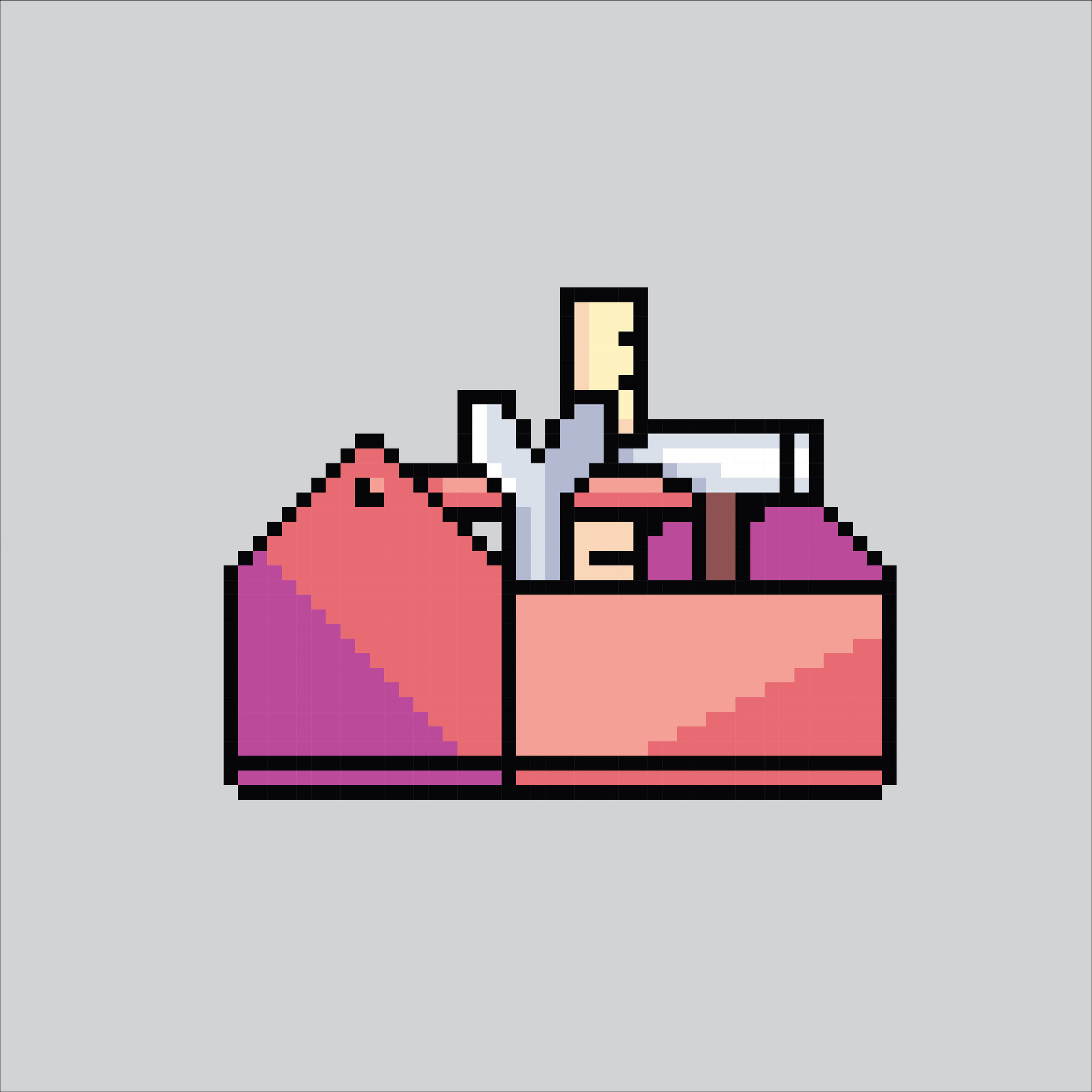 Pixel art illustration Toolbox. Pixelated toolbox repair. toolbox pixelated for the pixel art ...