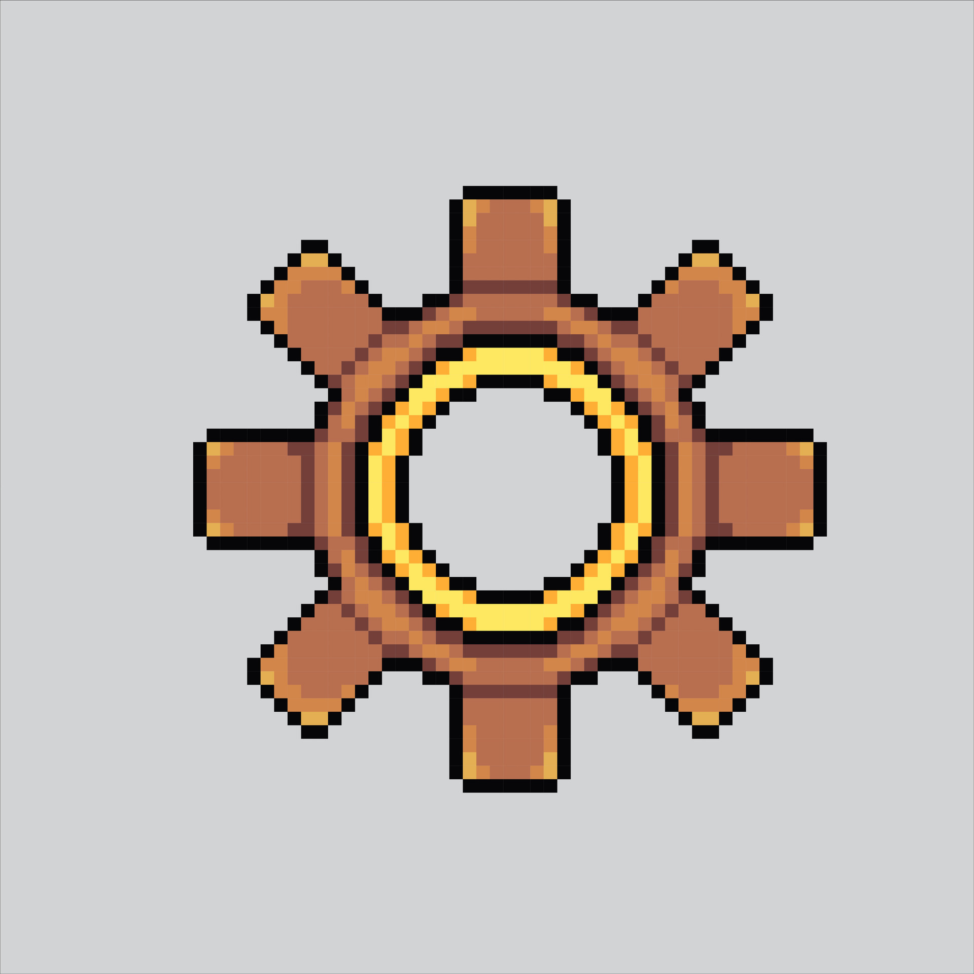 Pixel Art Illustration Gear Icon Pixelated Gear Gear Settings Icon pixel-art-illustration-gear-icon-pixelated-gear-gear-settings-icon