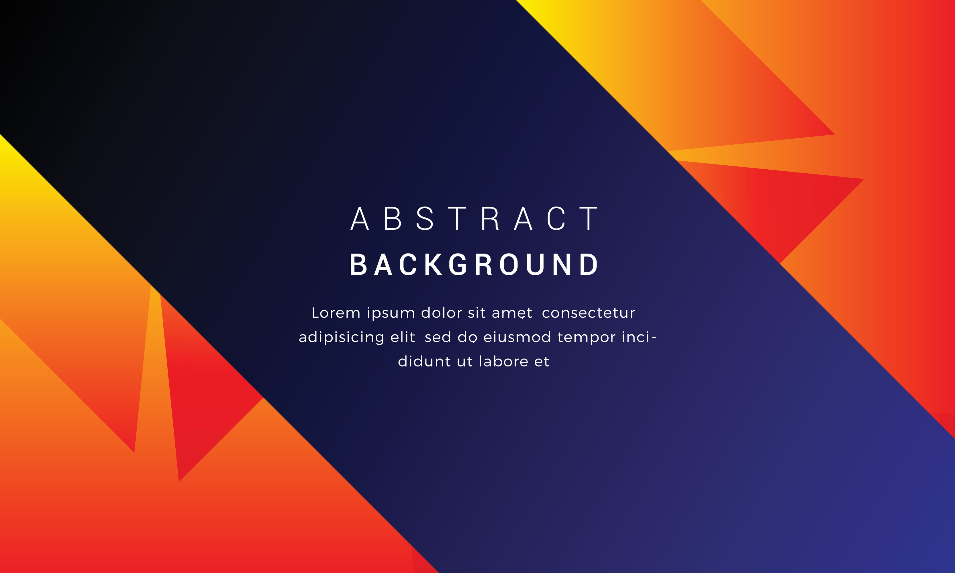 Yellow Gradient Background Design Orange Vector Abstract Background