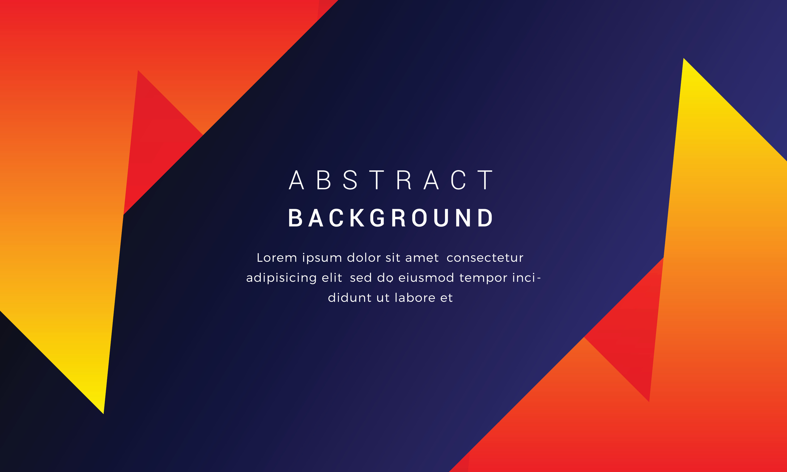 Yellow Gradient Background Design Orange Vector Abstract Background