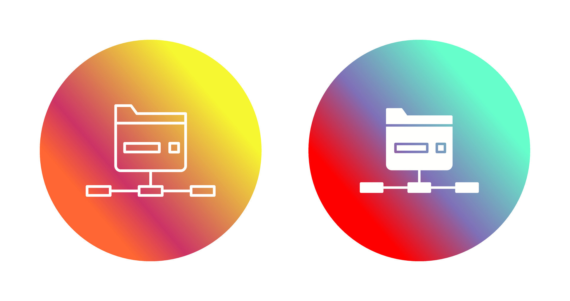 Network Folder Vector Icon 24776700 Vector Art at Vecteezy