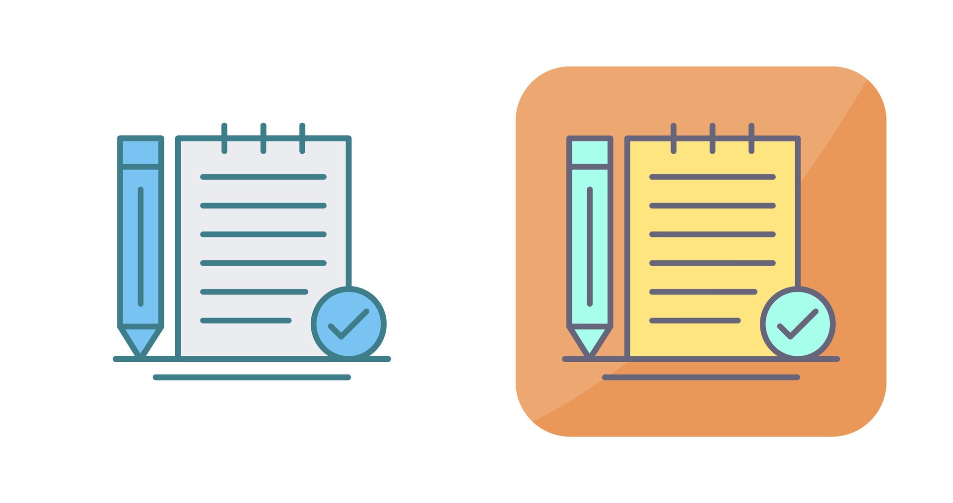 Check Notes Vector Icon 24776903 Vector Art at Vecteezy