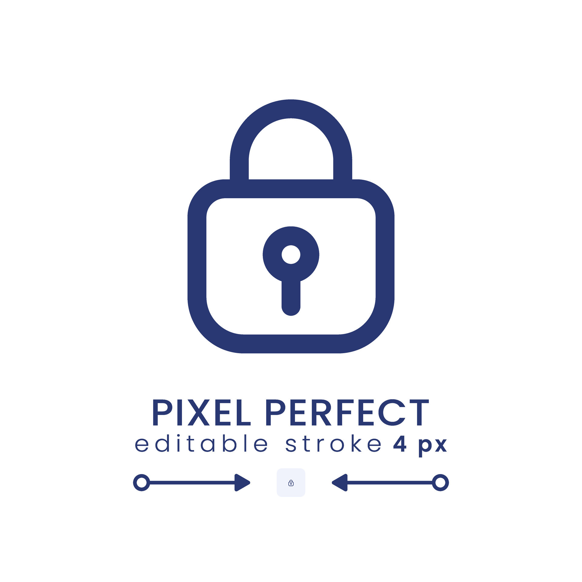 Private key linear desktop icon. Access control. Confidential ...