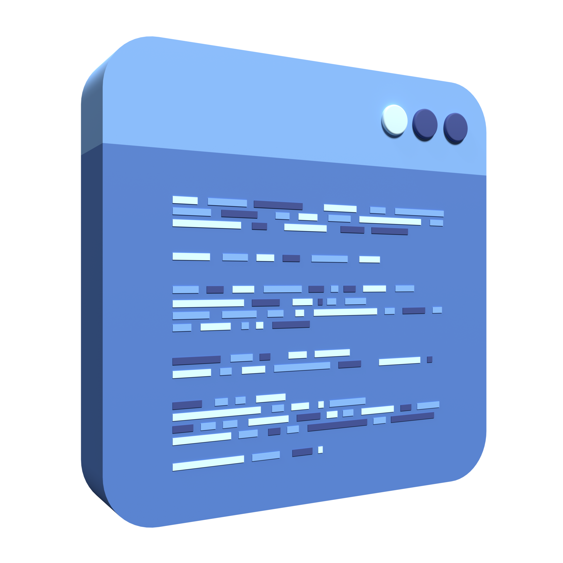 3d Render Coding Icon Coding Screen 3d Rendering Programming With Syntax Code 3d Render