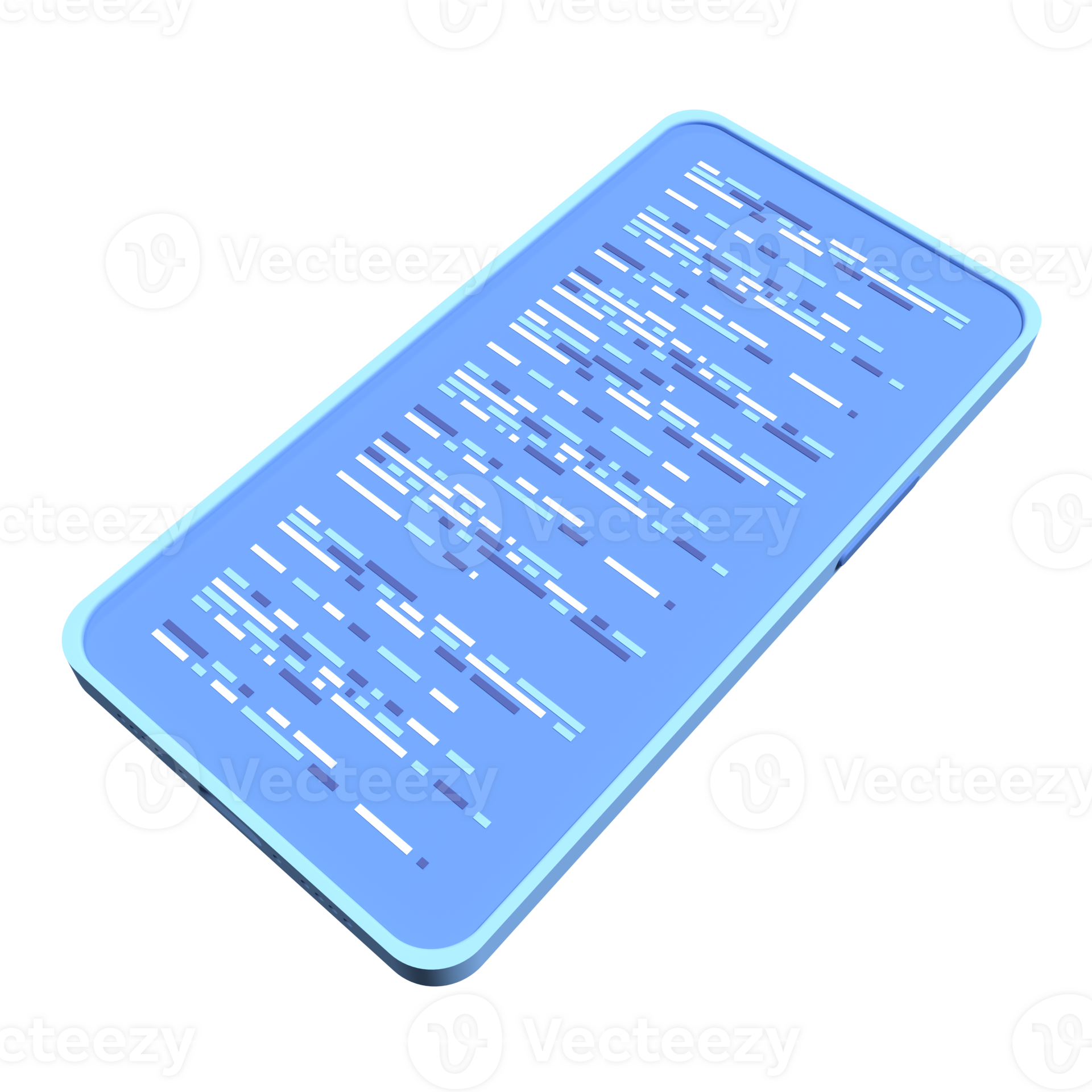 3d mobile phone with syntax code. 3d mobile phone with program code ...