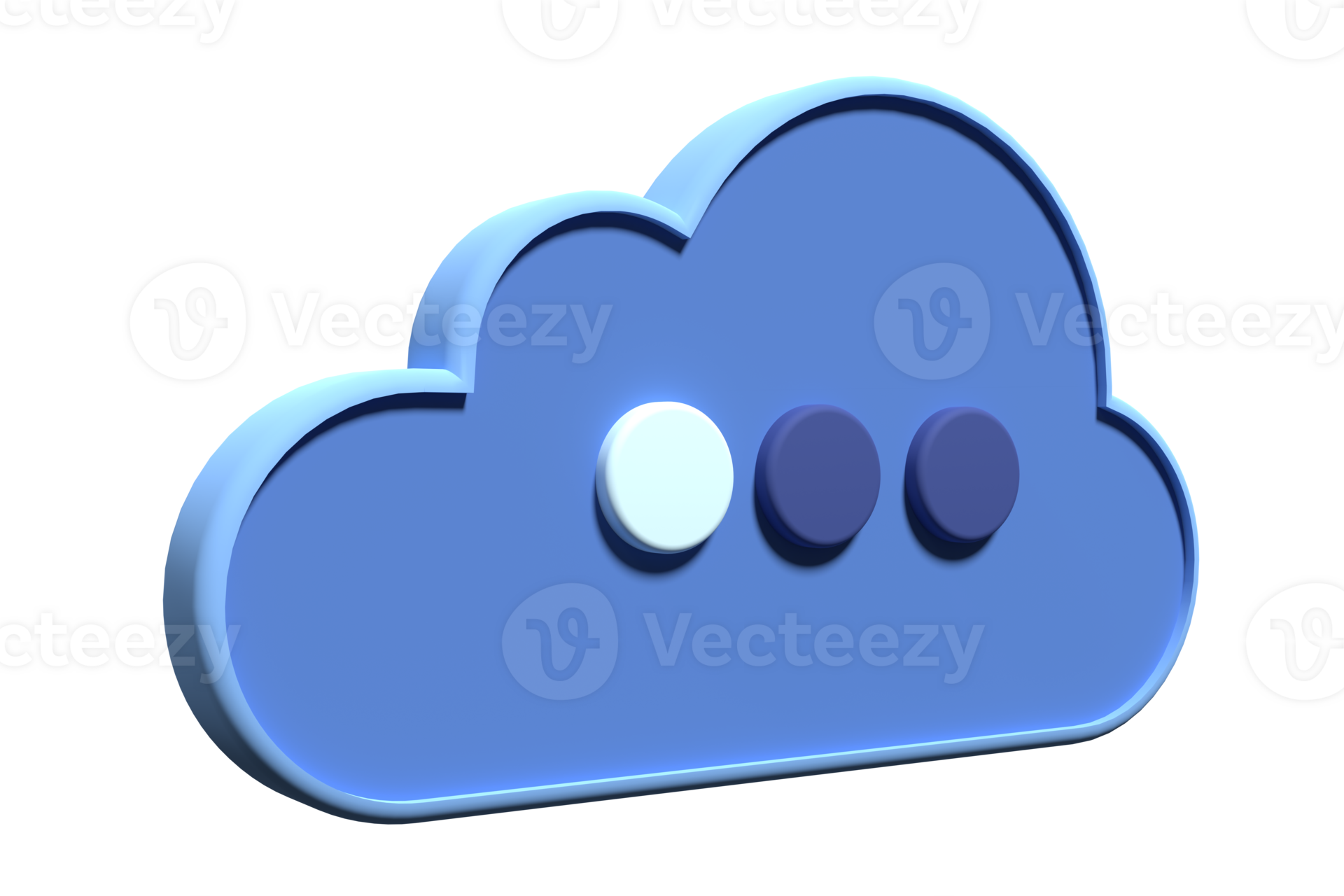 3d Cloud Computing Technology Cloud Storage Technology And Online Data
