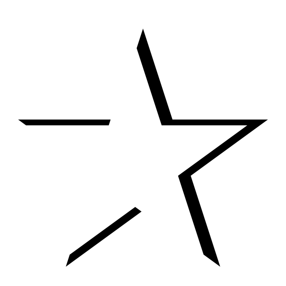 étoile forme avec ombres illustration, étoile clipart, étoile illustration, formes et lignes ...