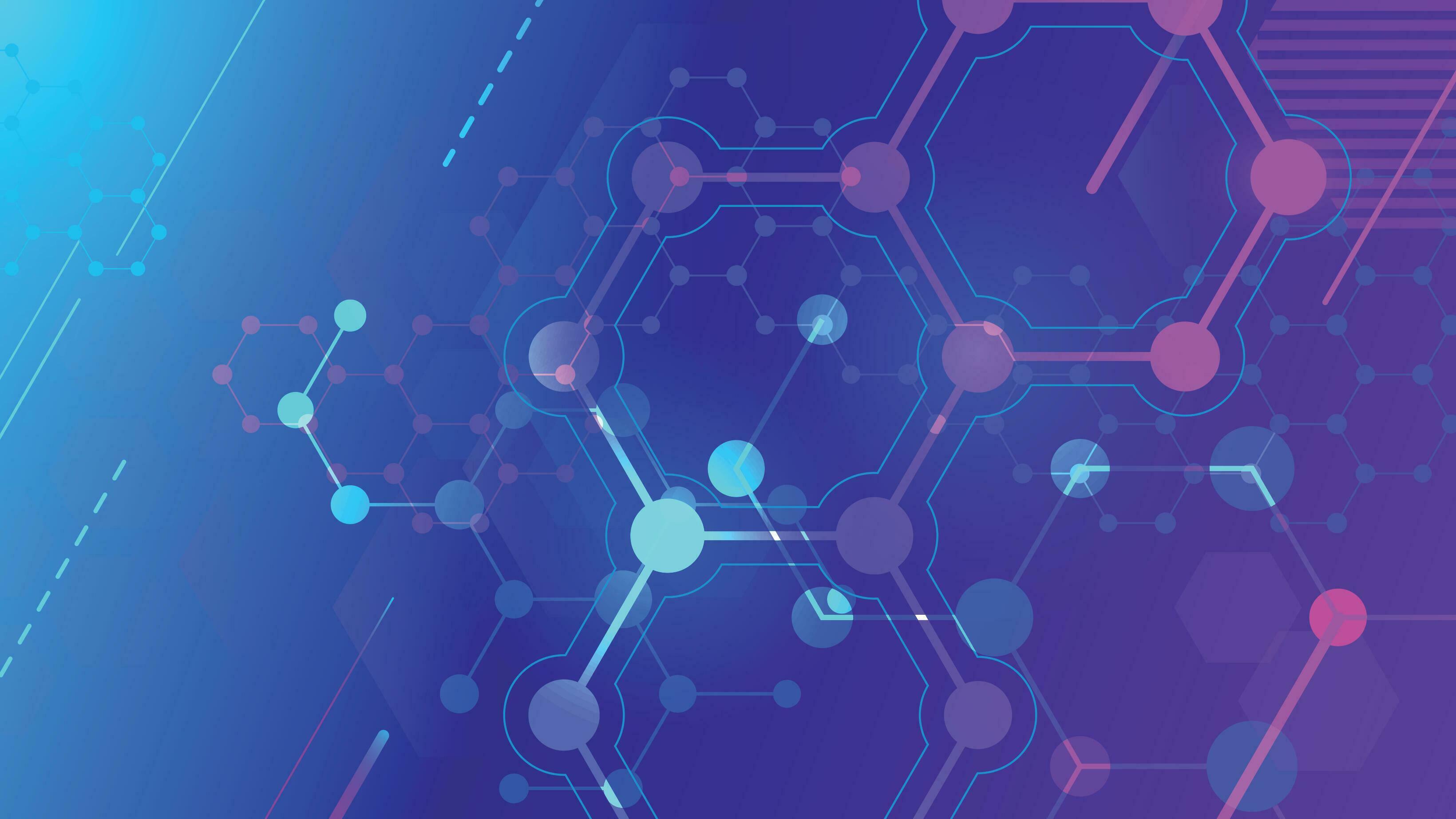Color Molecular Structure Hexagonal Molecule Grid Chemistry Structures And Science
