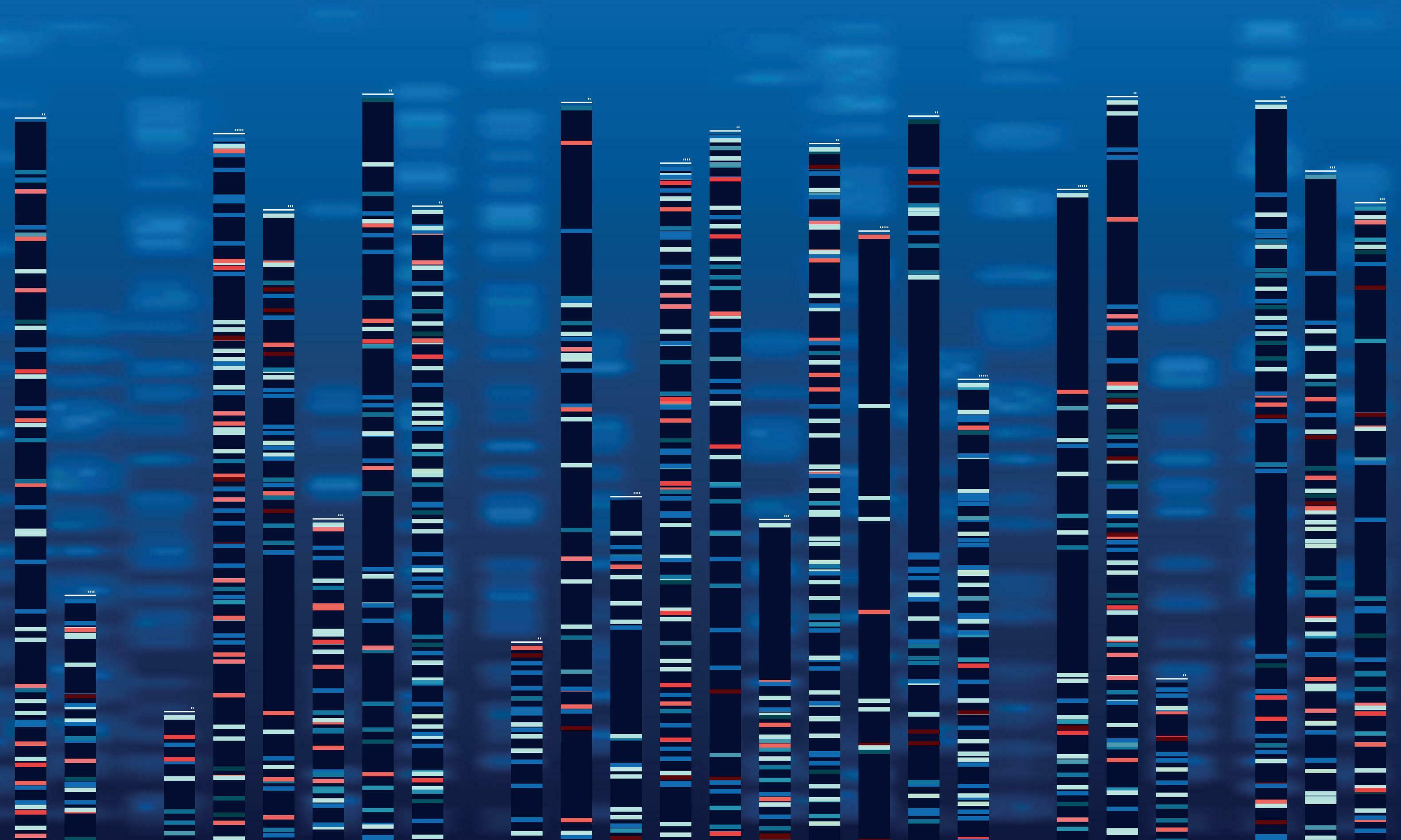 DNA data chart. Medicine test graphic, abstract genome sequences graph ...