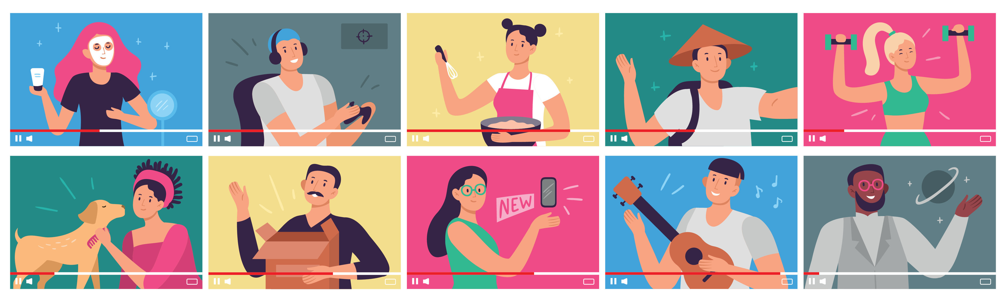 Video tutorial. Bloggers, content creators and vloggers influencers ...