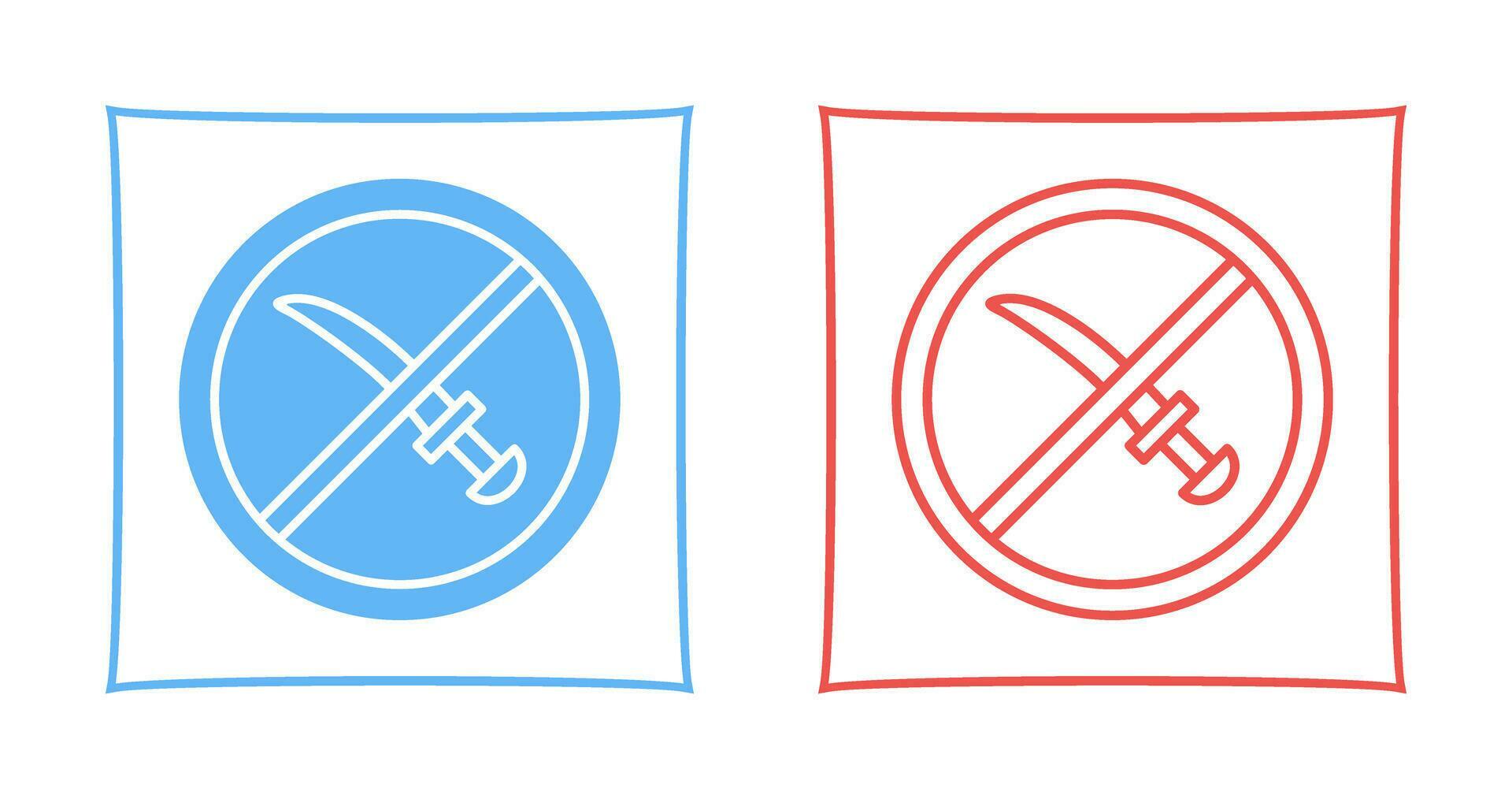 No Weapons Vector Icon 24795065 Vector Art at Vecteezy