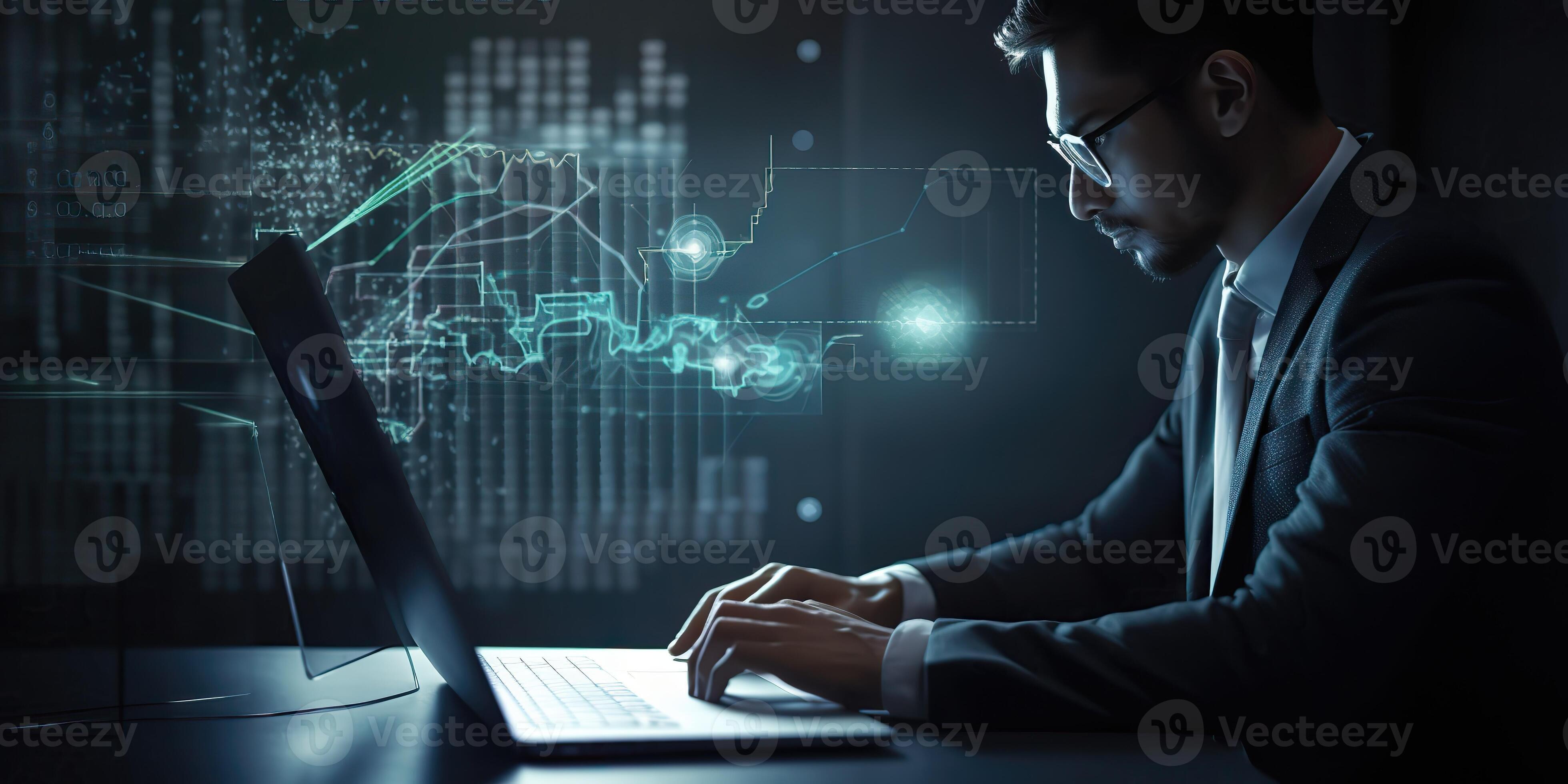 AI Generated. AI Generative. Photo realistic illustration data ...