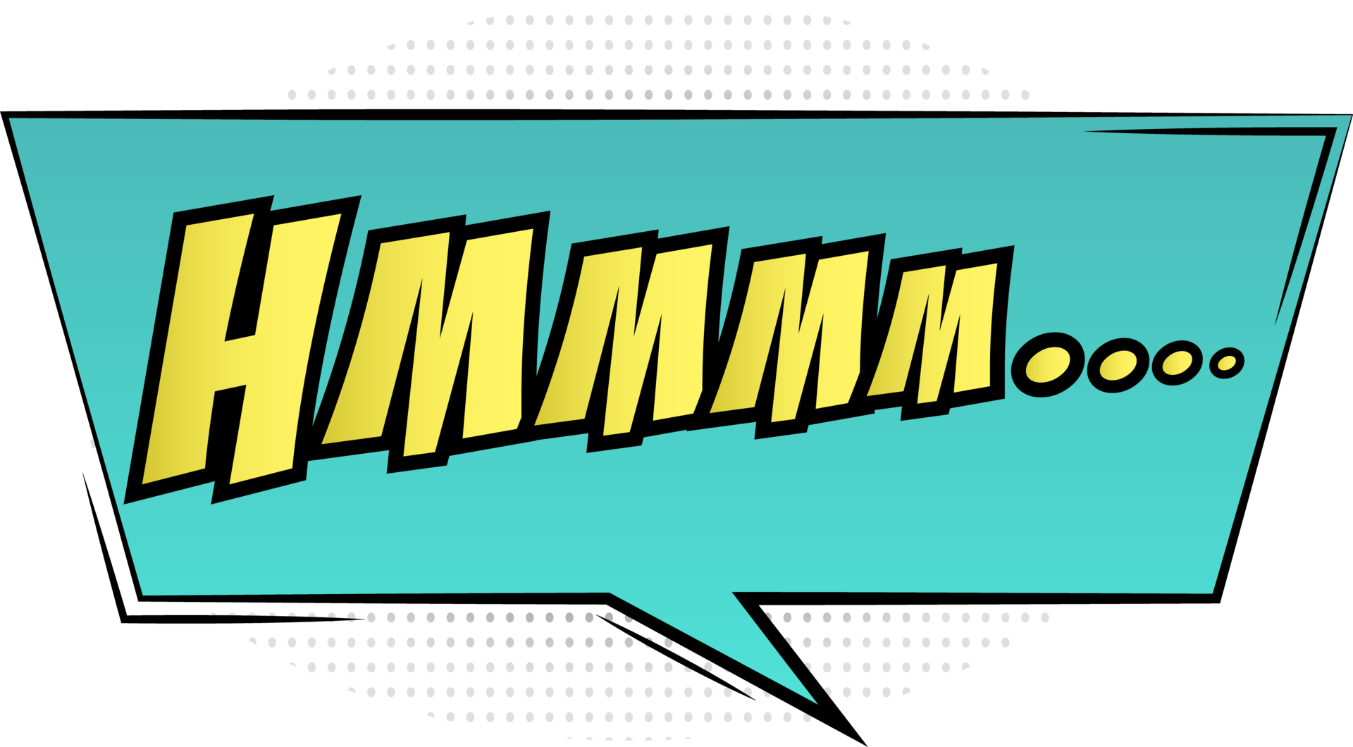 Hmmm, comic explosion with yellow and blue colors. Comic burst with colorful clouds and crash ...