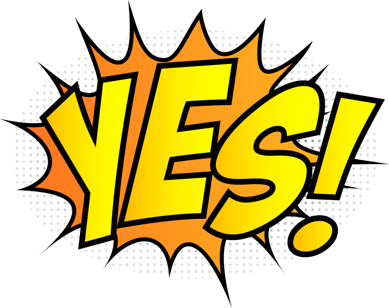 Yes Yes Yes Png Yes... I Can!' Sticker | Spreadshirt