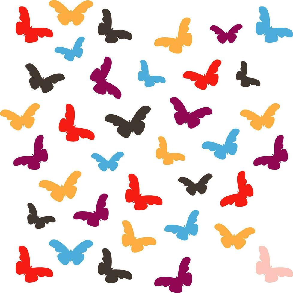 Colorful Butterfly Pattern Background 24801398 Vector Art At Vecteezy