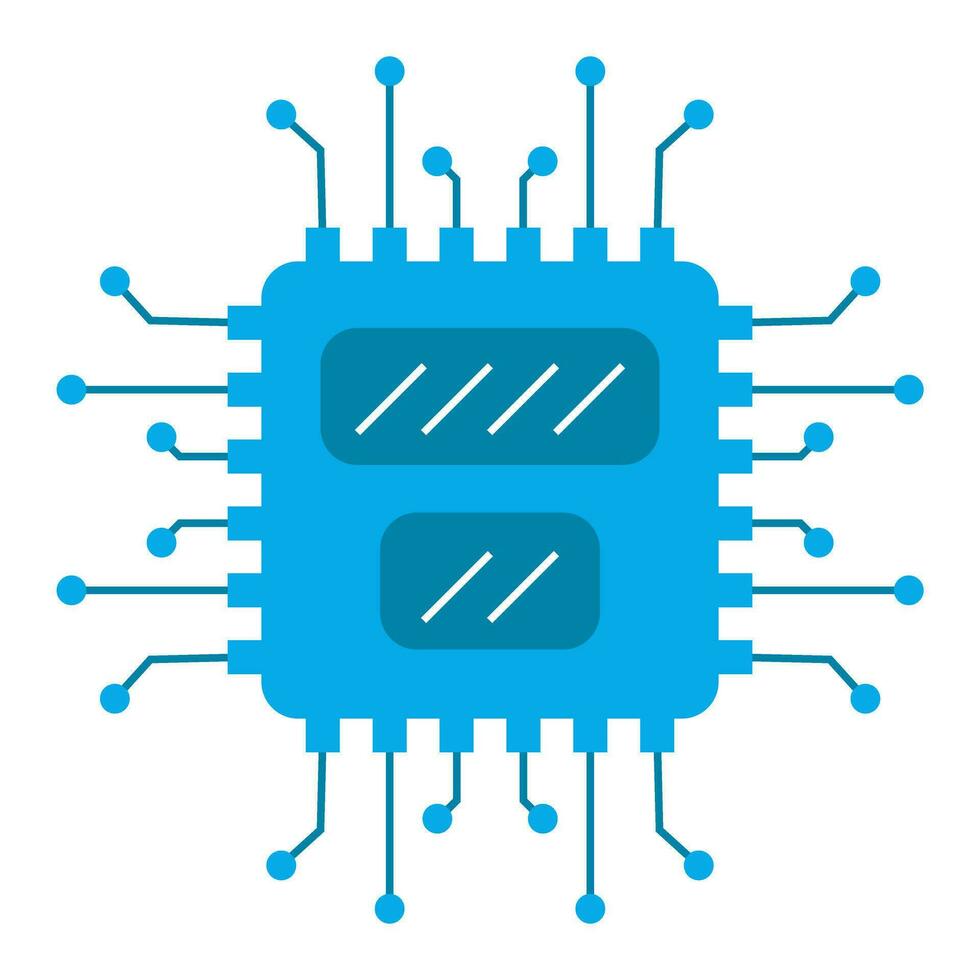 Artificial intelligence flat icon elements for business ai symbol ...