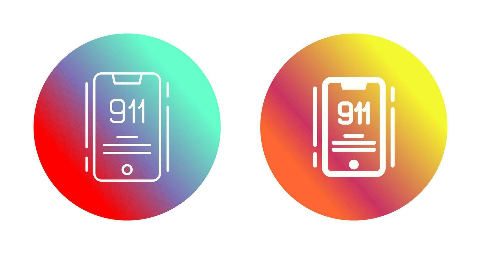 911 Vector Icon 24805361 Vector Art at Vecteezy