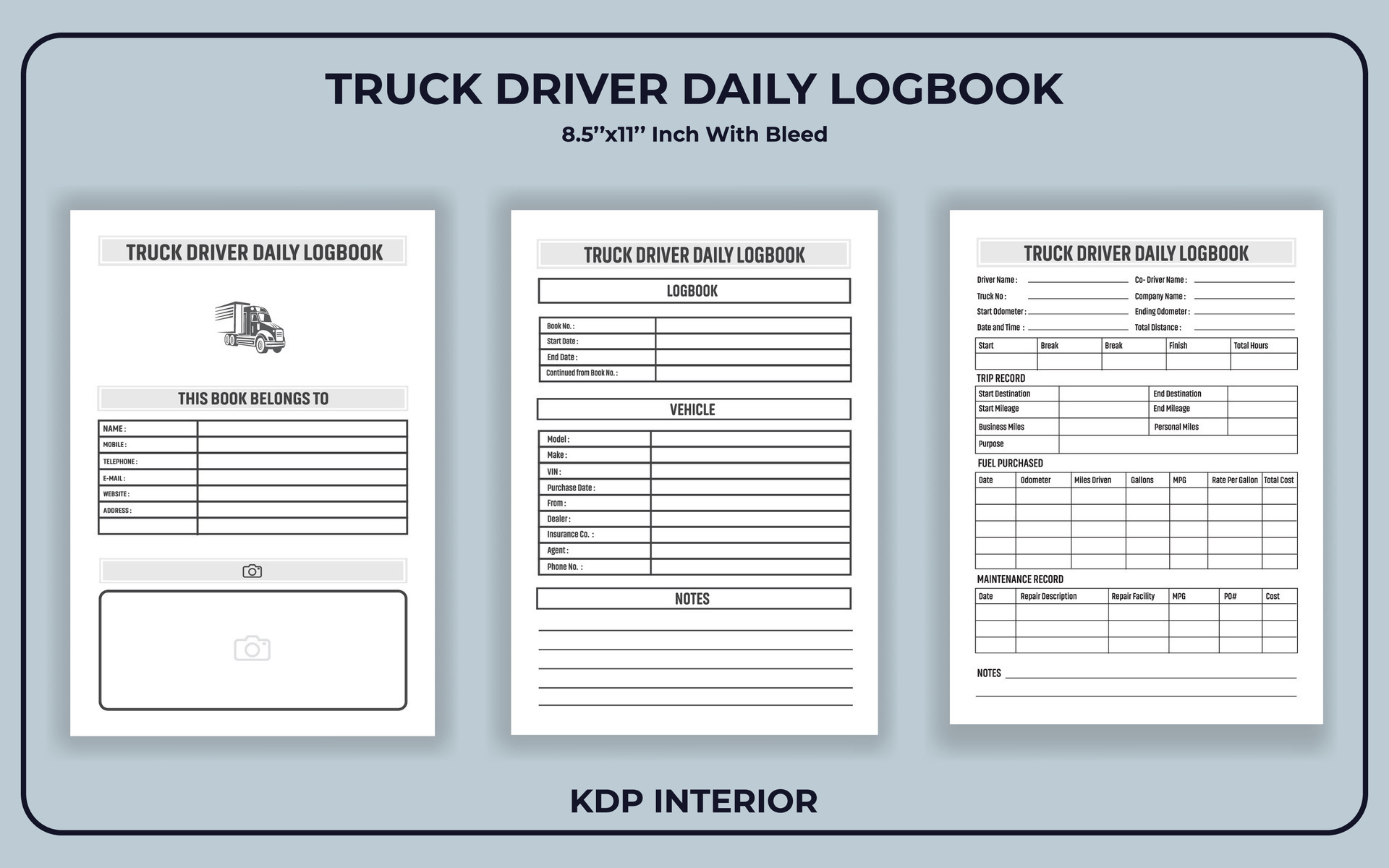 Truck Driver Daily Log book Template 24805570 Vector Art at Vecteezy Truck Driver Daily Log book Template 24805570 Vector Art at Vecteezy