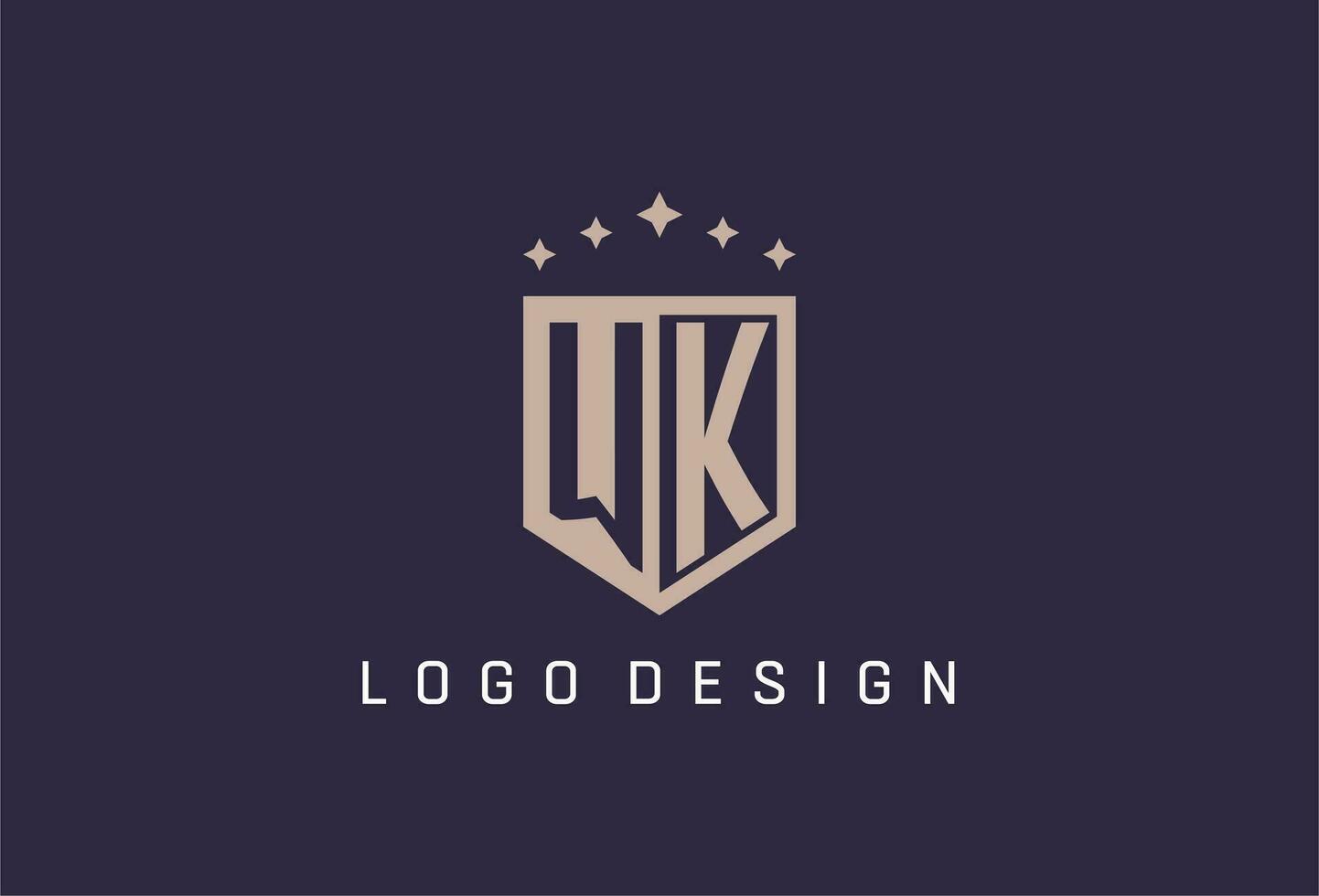 WK initial shield logo icon geometric style design 24809269 Vector Art ... WK initial shield logo icon geometric style design 24809269 Vector Art ...