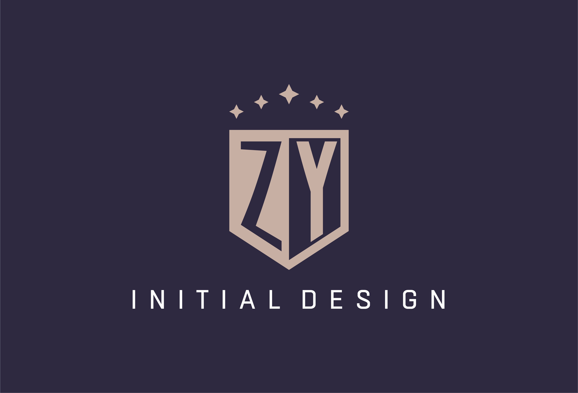 ZY initial shield logo icon geometric style design 24809287 Vector Art at Vecteezy
