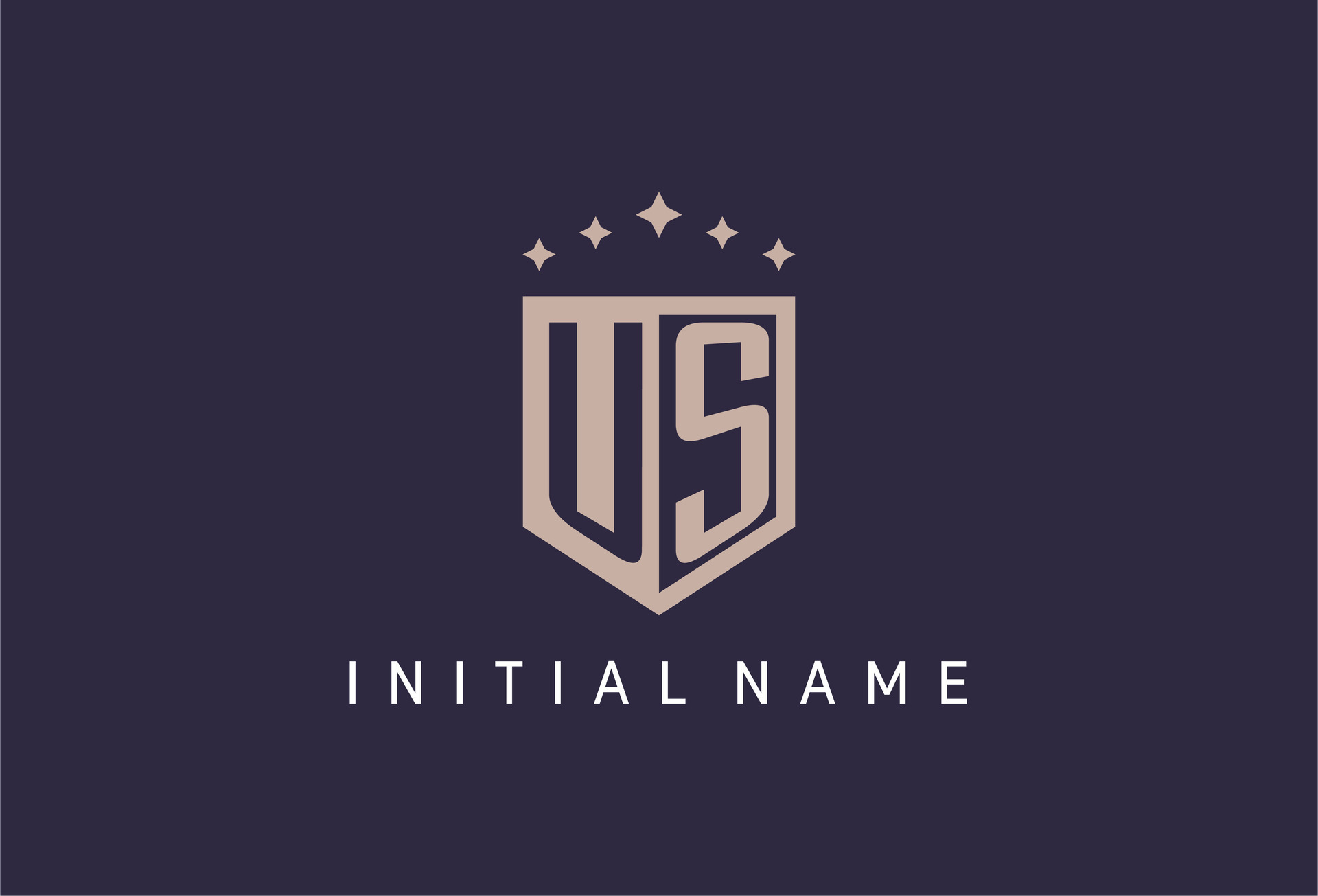 nosotros inicial proteger logo icono geométrico estilo diseño 24809653 Vector en Vecteezy