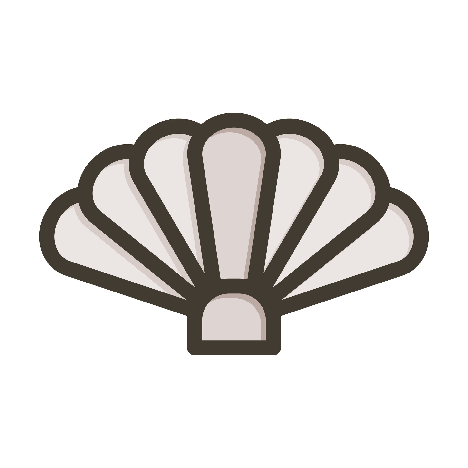 Shell Icon Design 24810209 Vector Art at Vecteezy