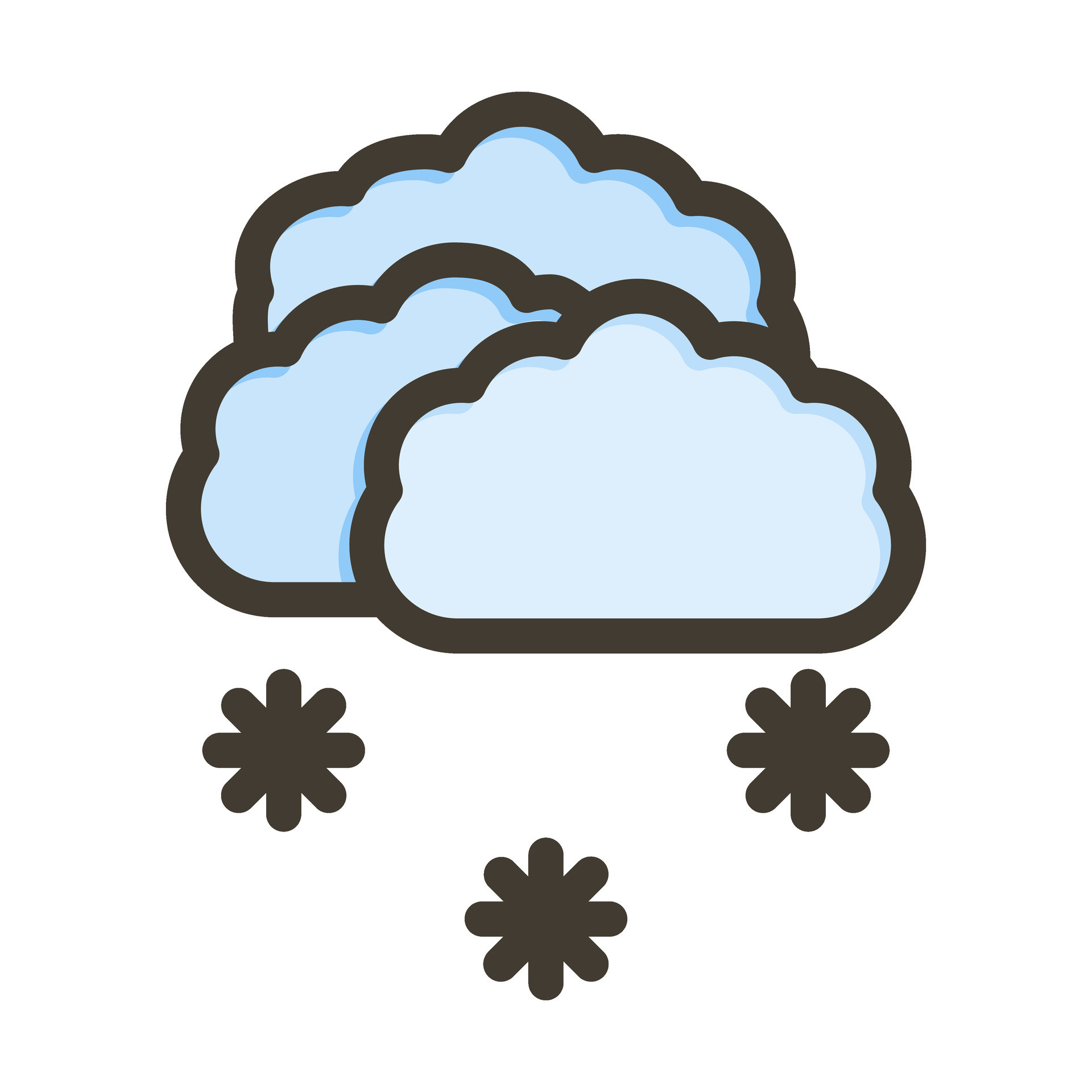 Snowy Icon Design 24810284 Vector Art at Vecteezy