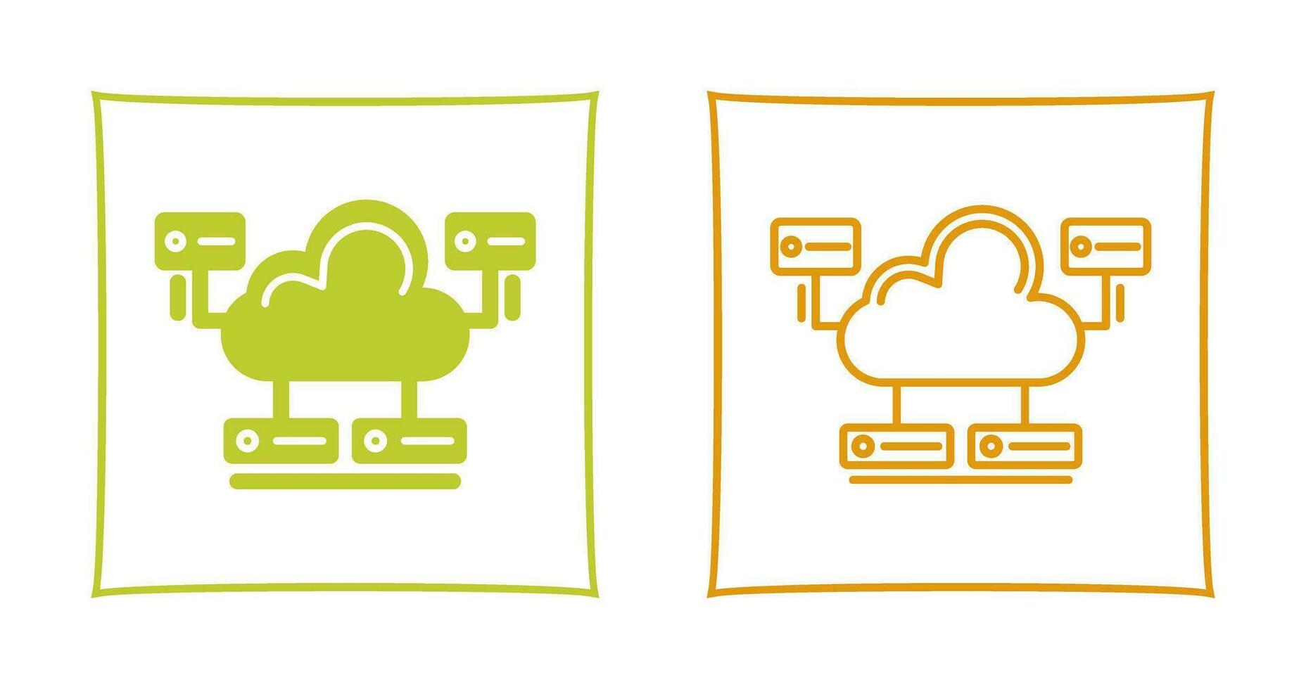Cloud Database Vector Icon 24811232 Vector Art At Vecteezy
