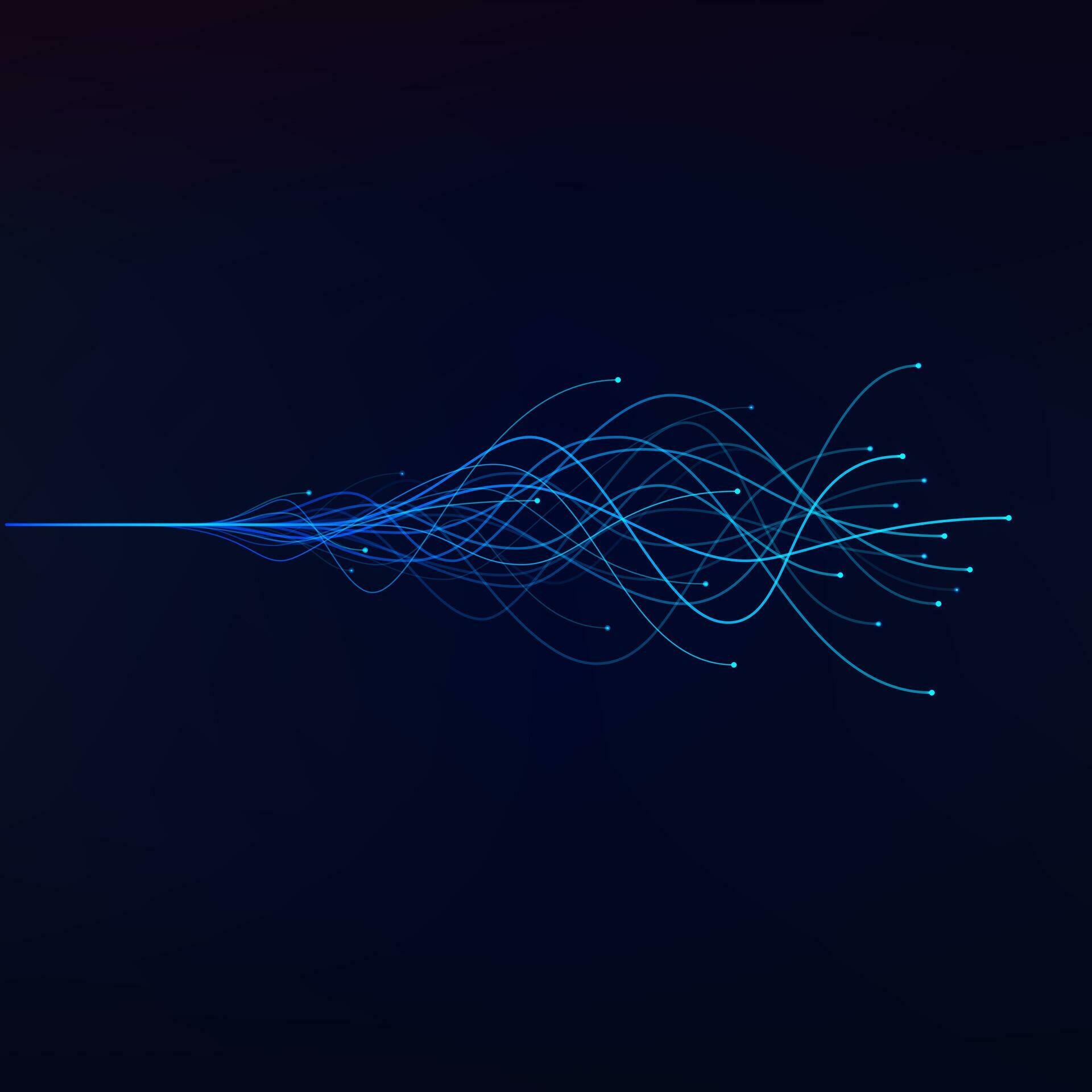 AI visualization. artificial intelligence and deep learning concept of ...