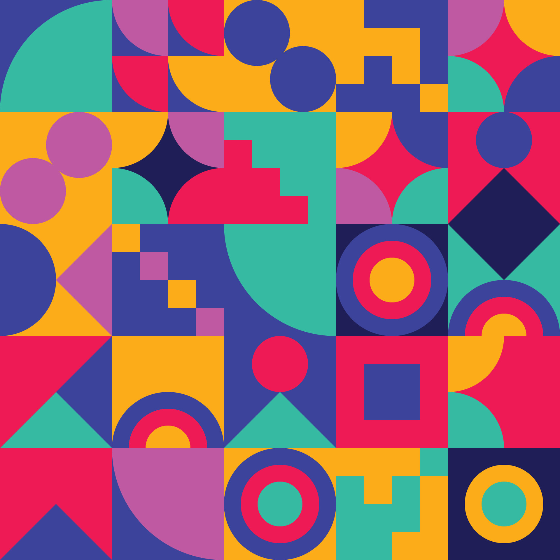 Geometric design element halftone graphic colorful shapes line vector ...
