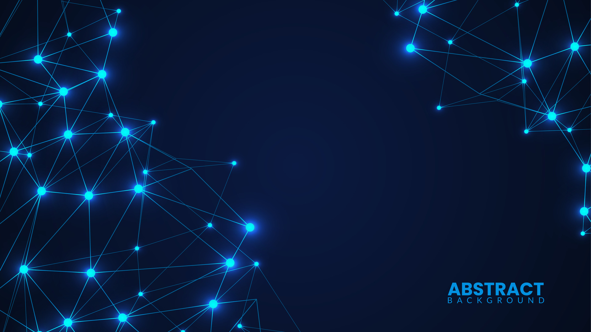 Glowing plexus line. Network connection dot. Abstract geometric background with neon mesh ...