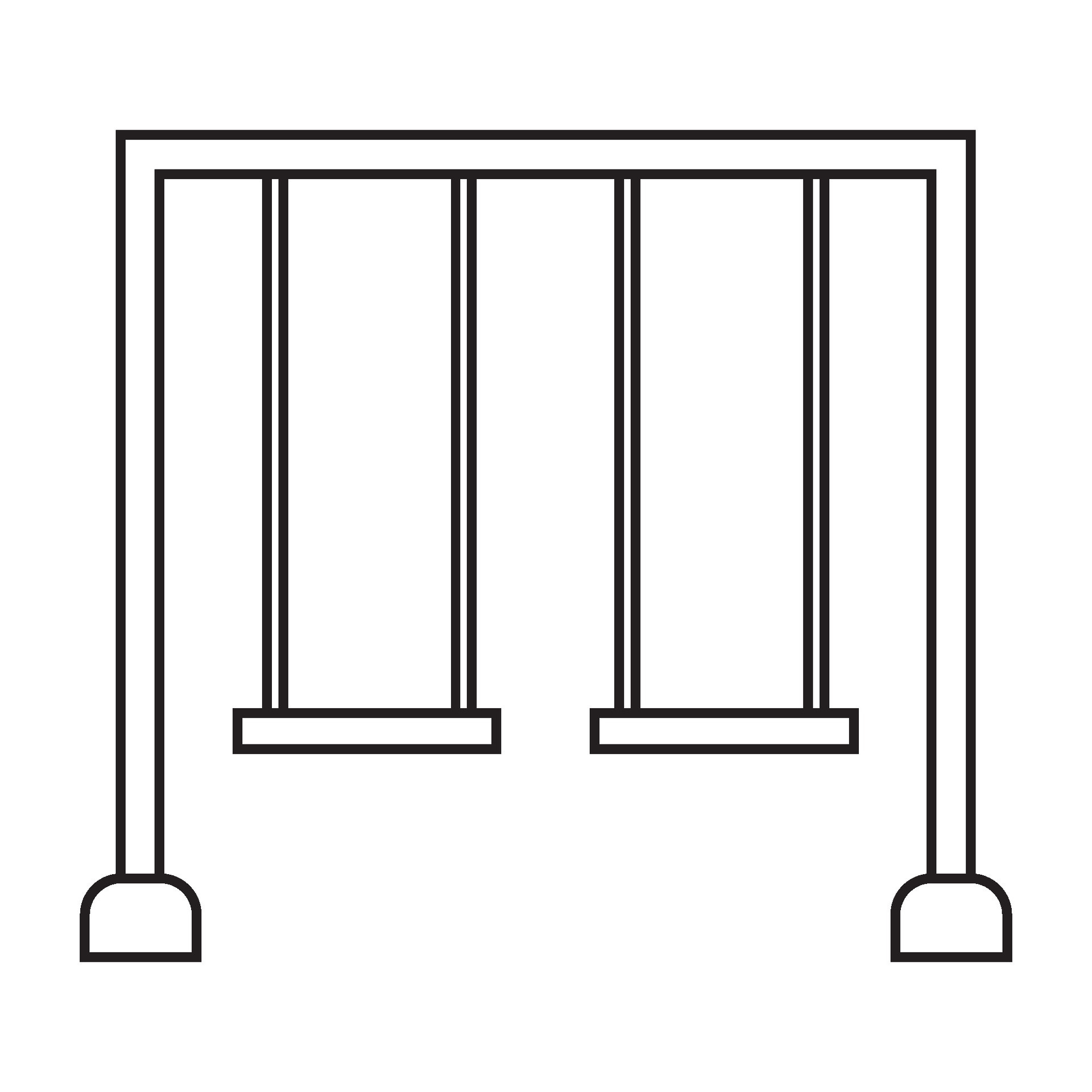 Swing Icon Vector 24816527 Vector Art At Vecteezy