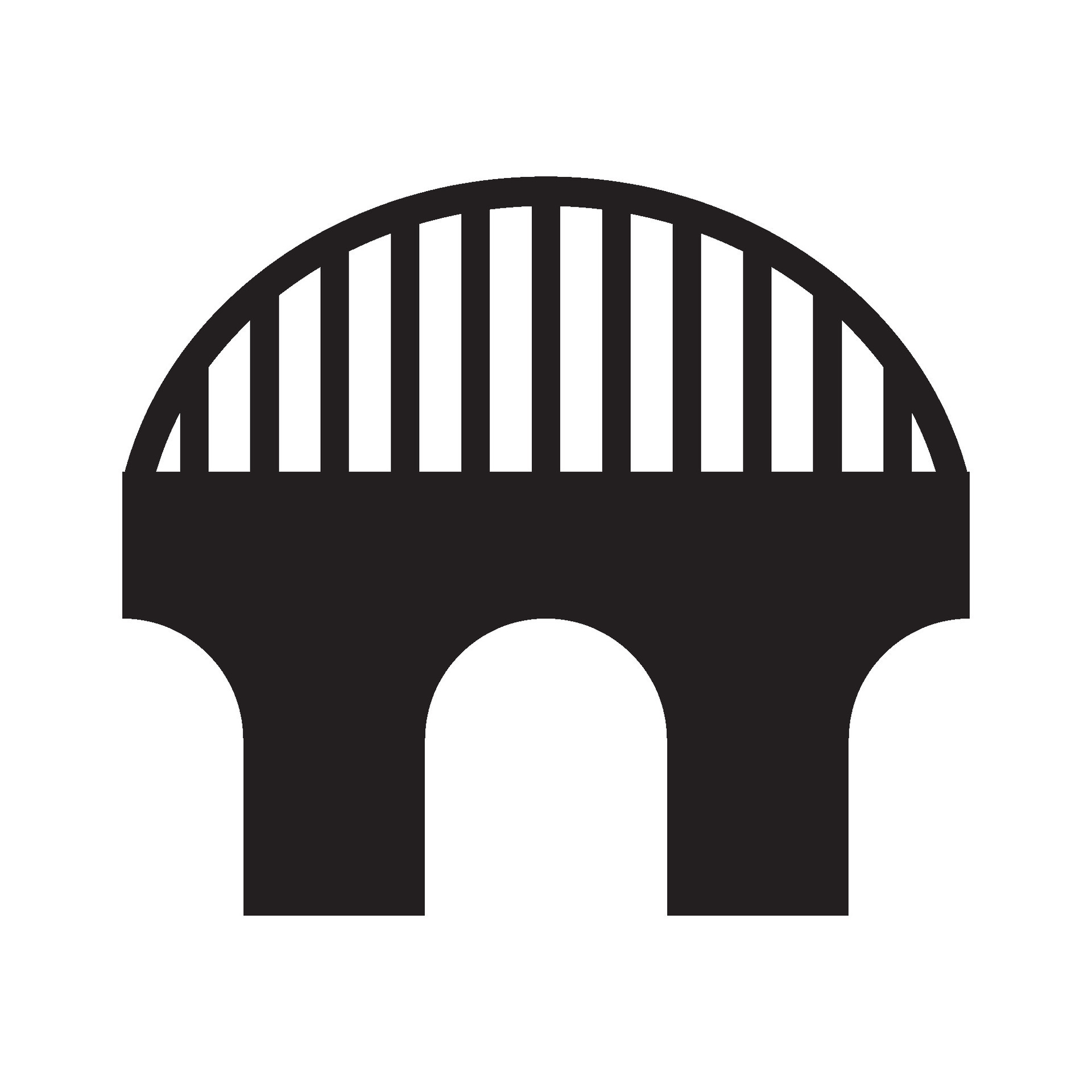 Bridge Icon Vector 24816658 Vector Art At Vecteezy