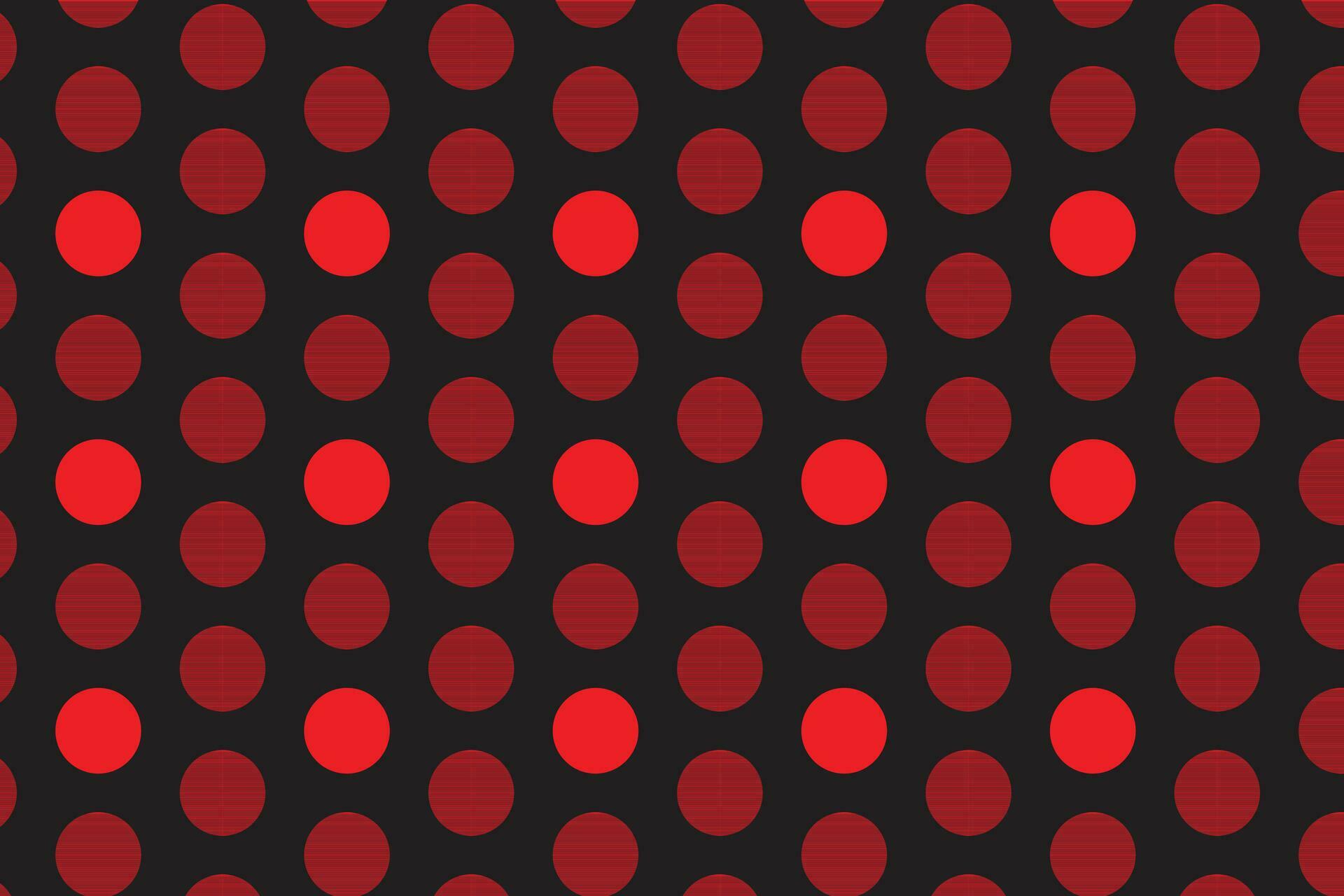 simple abstract seamlees red polka dot pattern on black colour ...