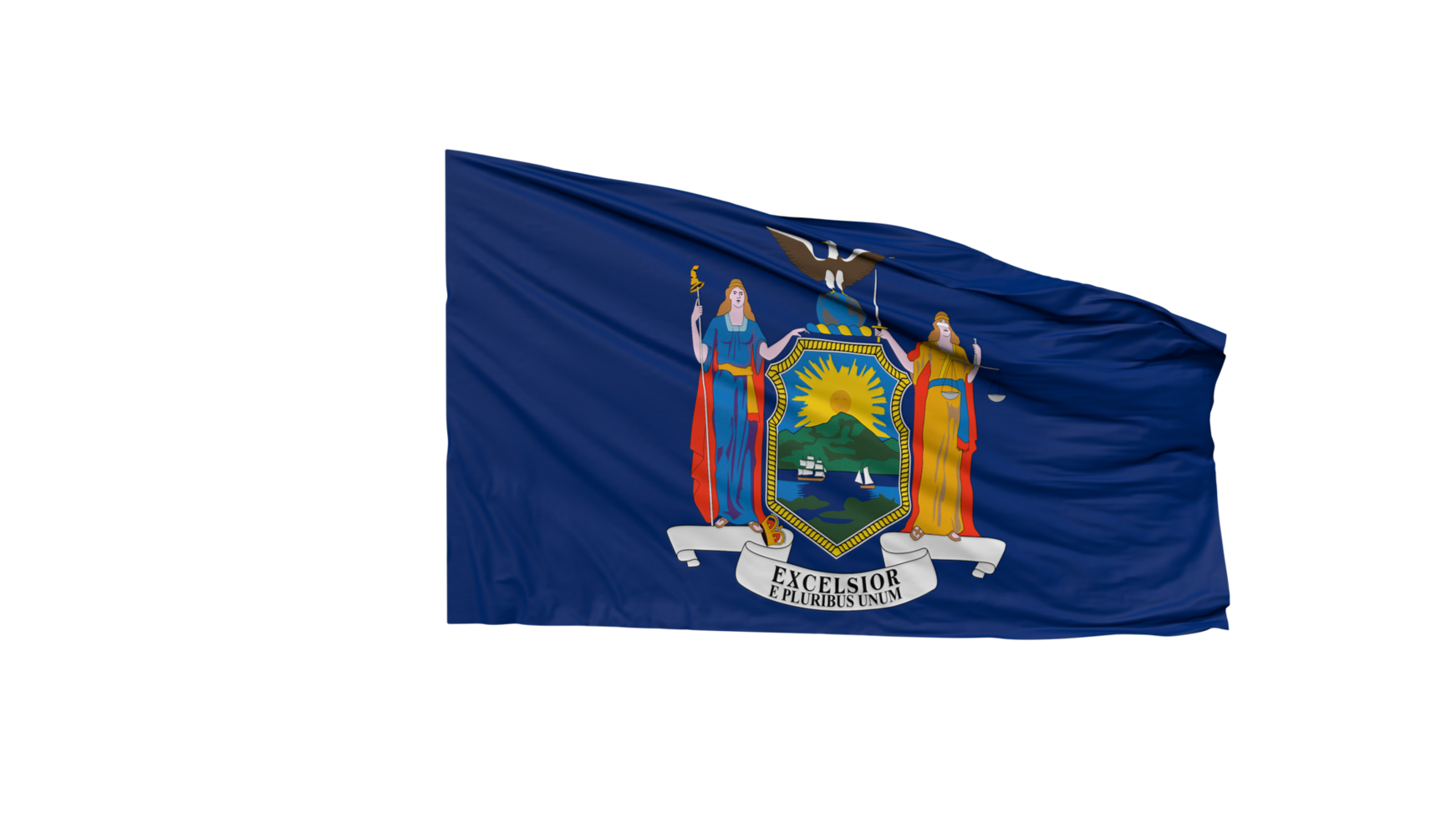New York Flag Waving 24819426 Png