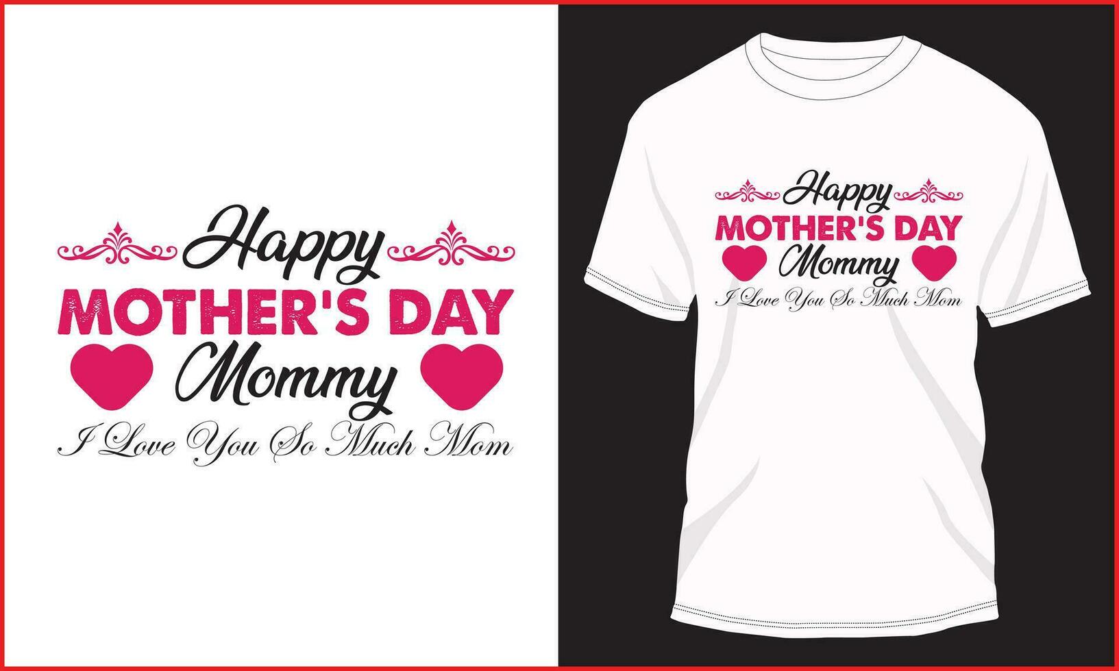 Happy Mothers Day T-shirt Design Vector Illustration 24820510 Vector Art at Vecteezy