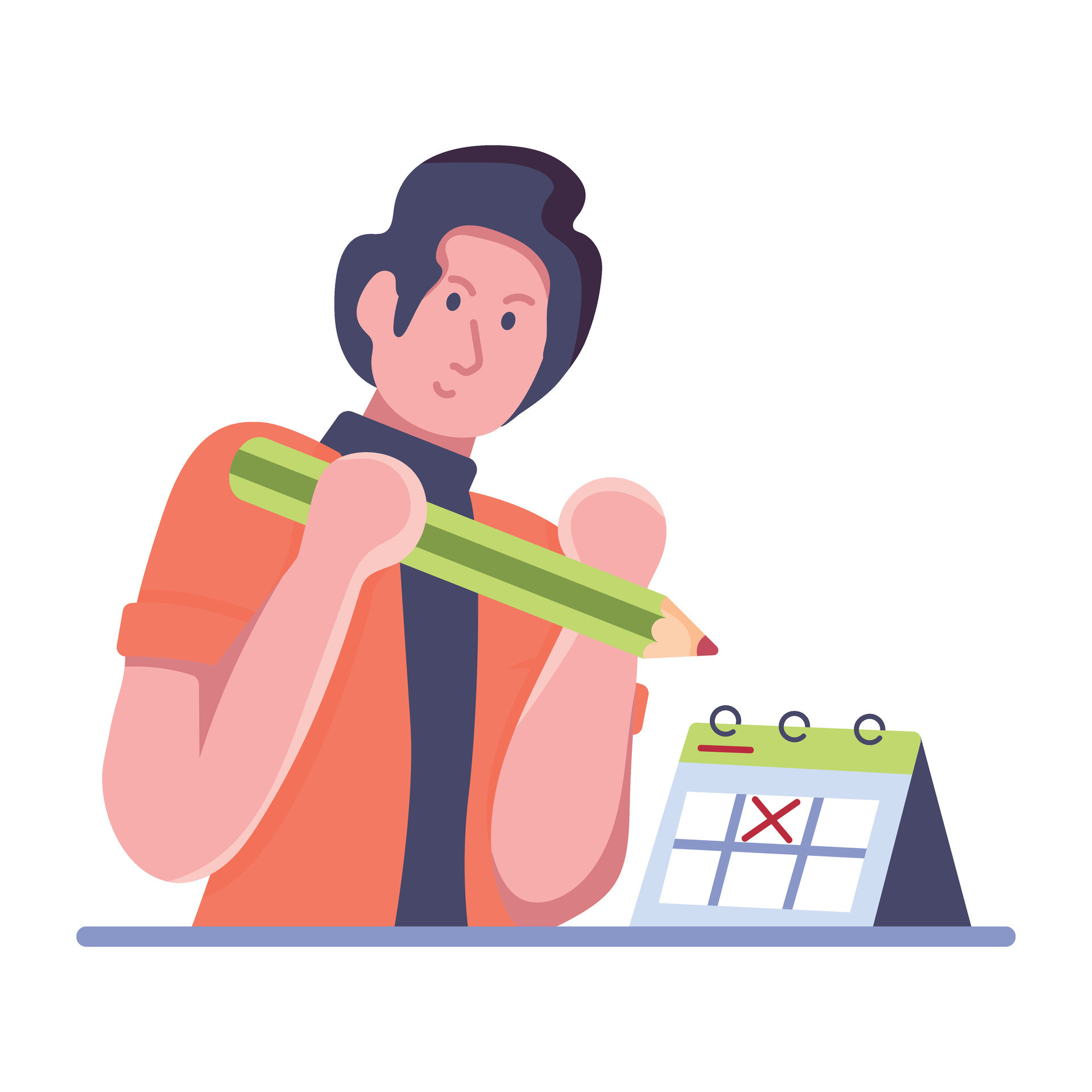 Trendy Task Scheduling 24821554 Vector Art at Vecteezy