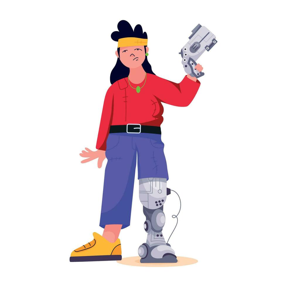 Trendy Robot Gun 24822269 Vector Art at Vecteezy Trendy Robot Gun 24822269 Vector Art at Vecteezy