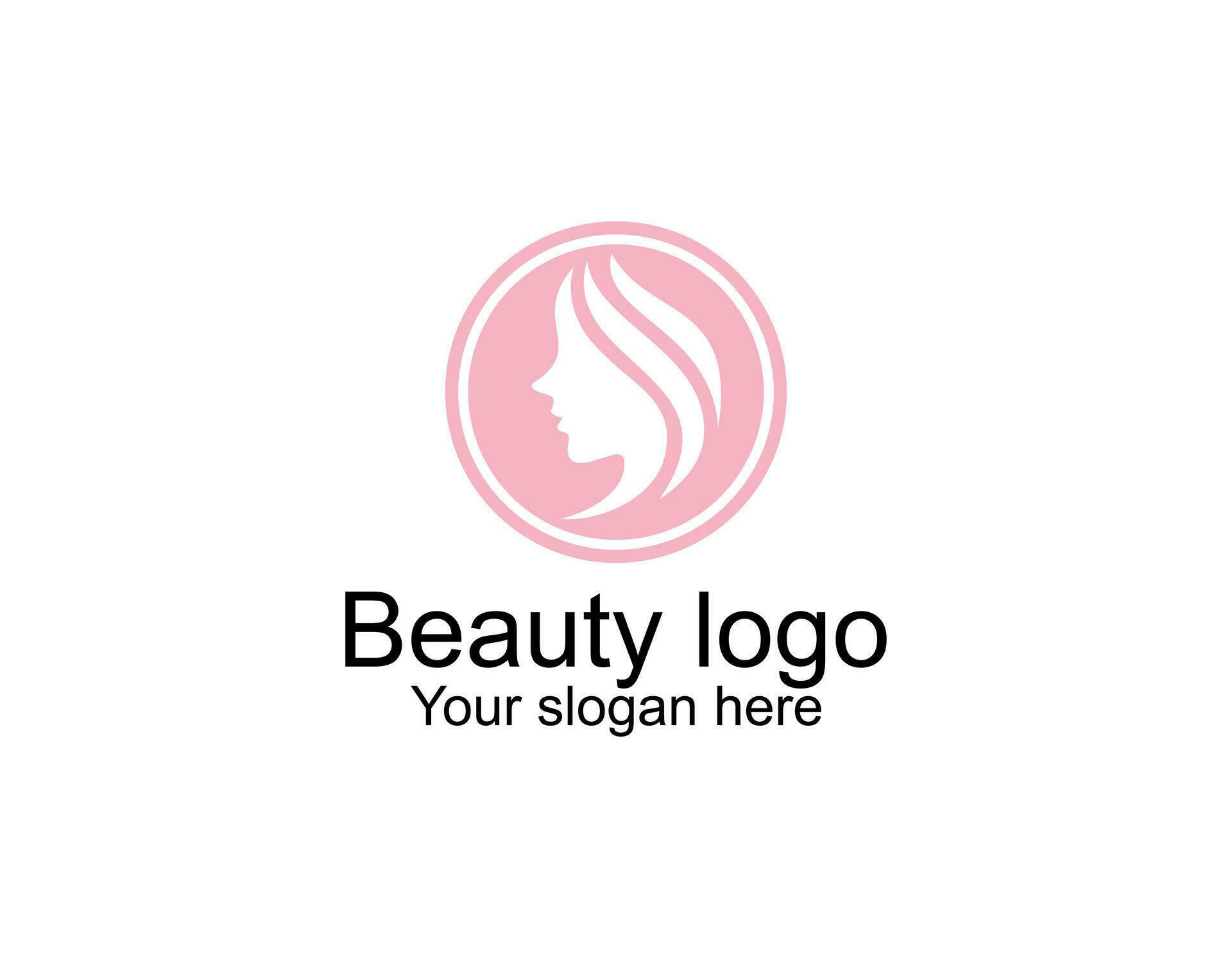 Beauty salon logo template 24824439 Vector Art at Vecteezy